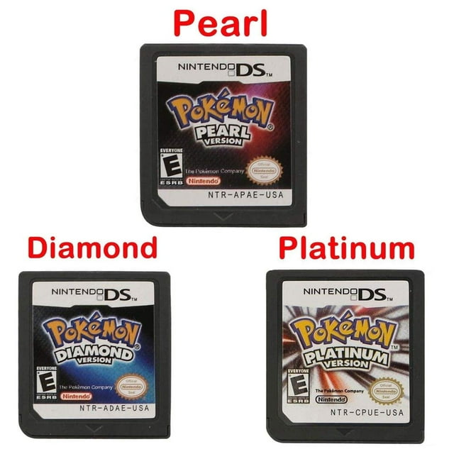 Platinum + Pearl + Diamond Game Cartridge DS Version Card for NDS 3DS ...