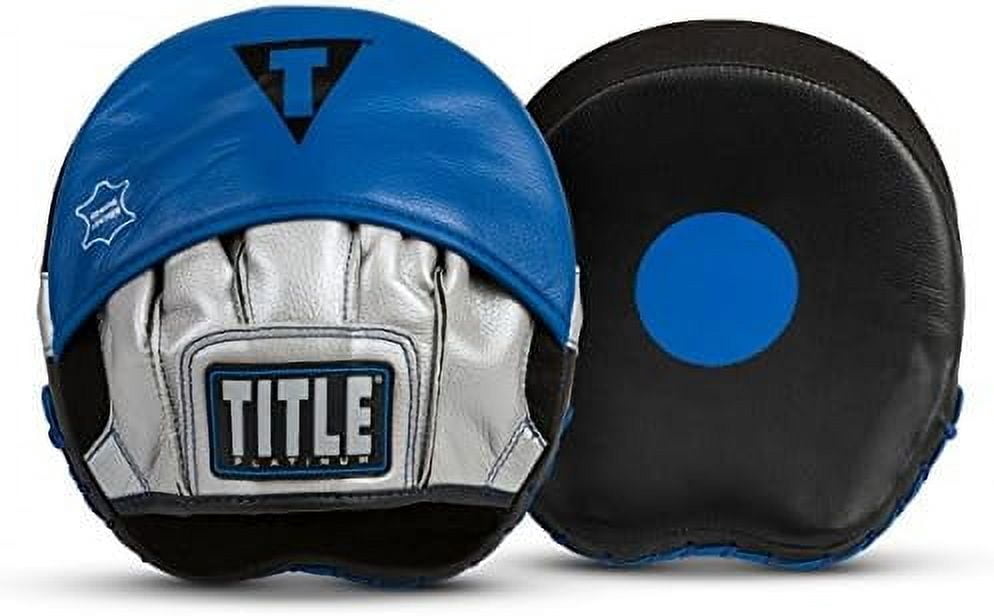 Platinum Perilous Micro Palm Mitts, Black/Silver/Blue - Boxing & Muay ...