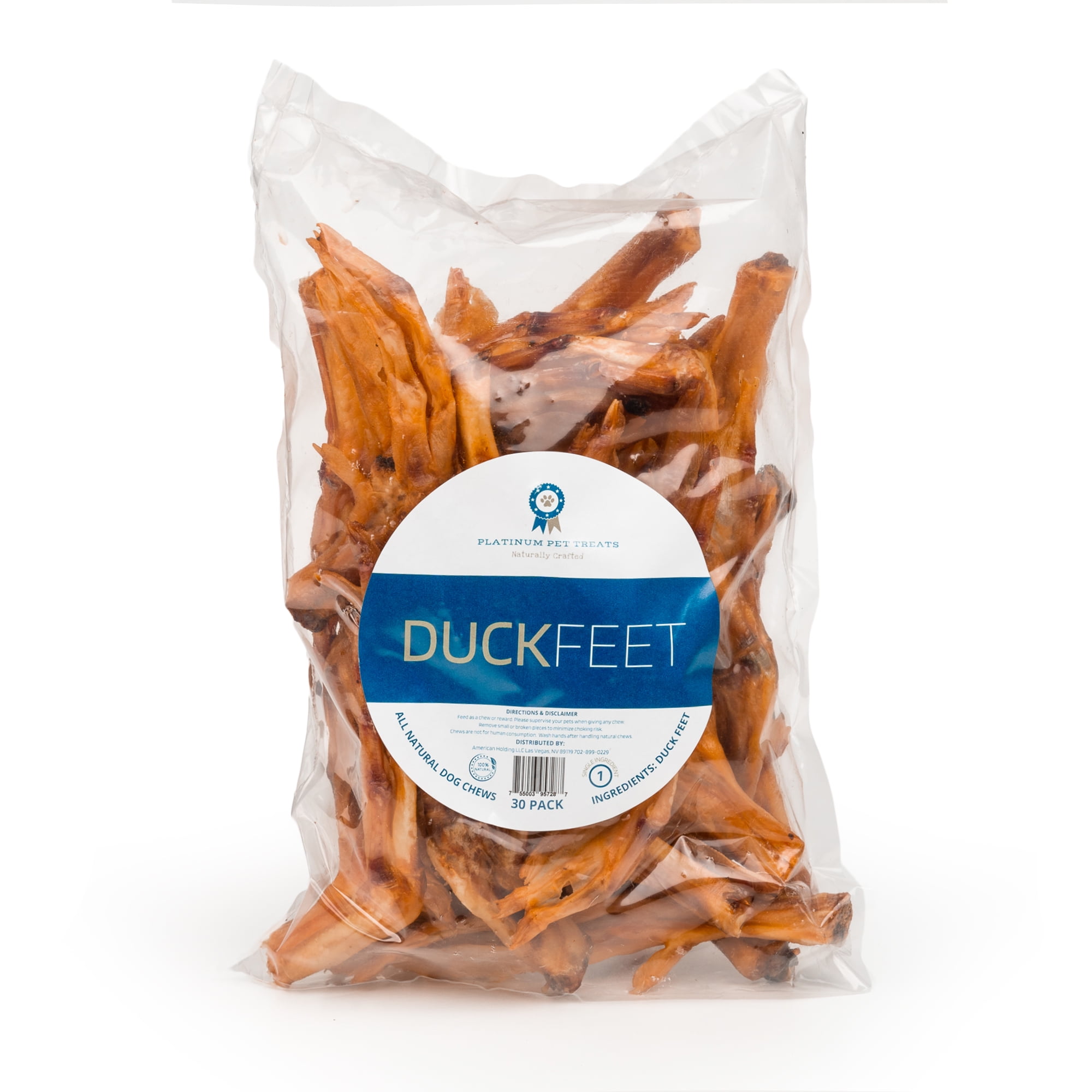 Platinum Pet Treats - Duck Feet Pack of 30 - Walmart.com