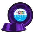 Platinum Pets Dog Non-Tip Stainless Steel Bowl - Walmart.com