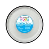 Platinum Pets Stainless Steel Non-Tip Bowl, Medium, Pearl White ...