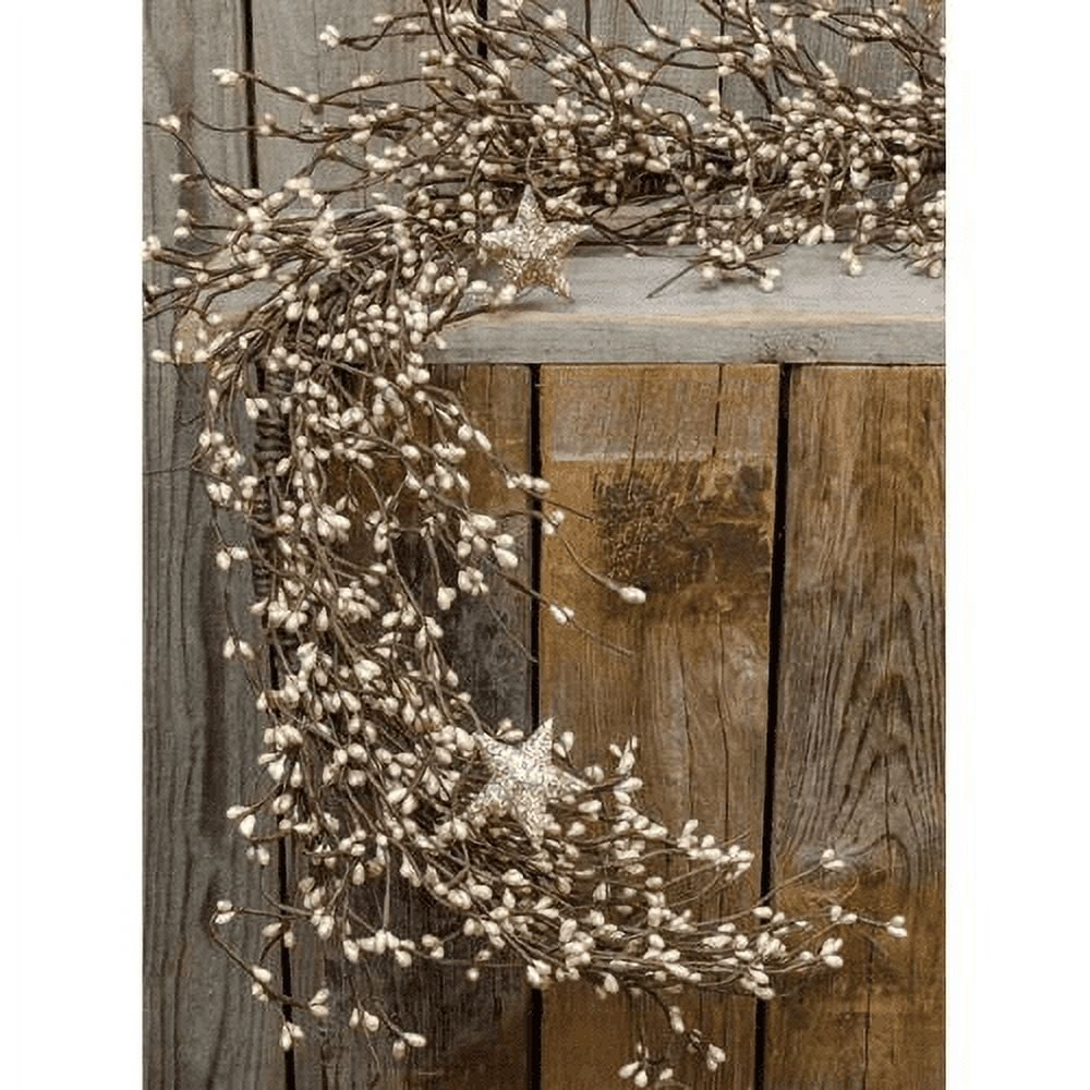 Platinum Pip Garland w/Stars - Walmart.com