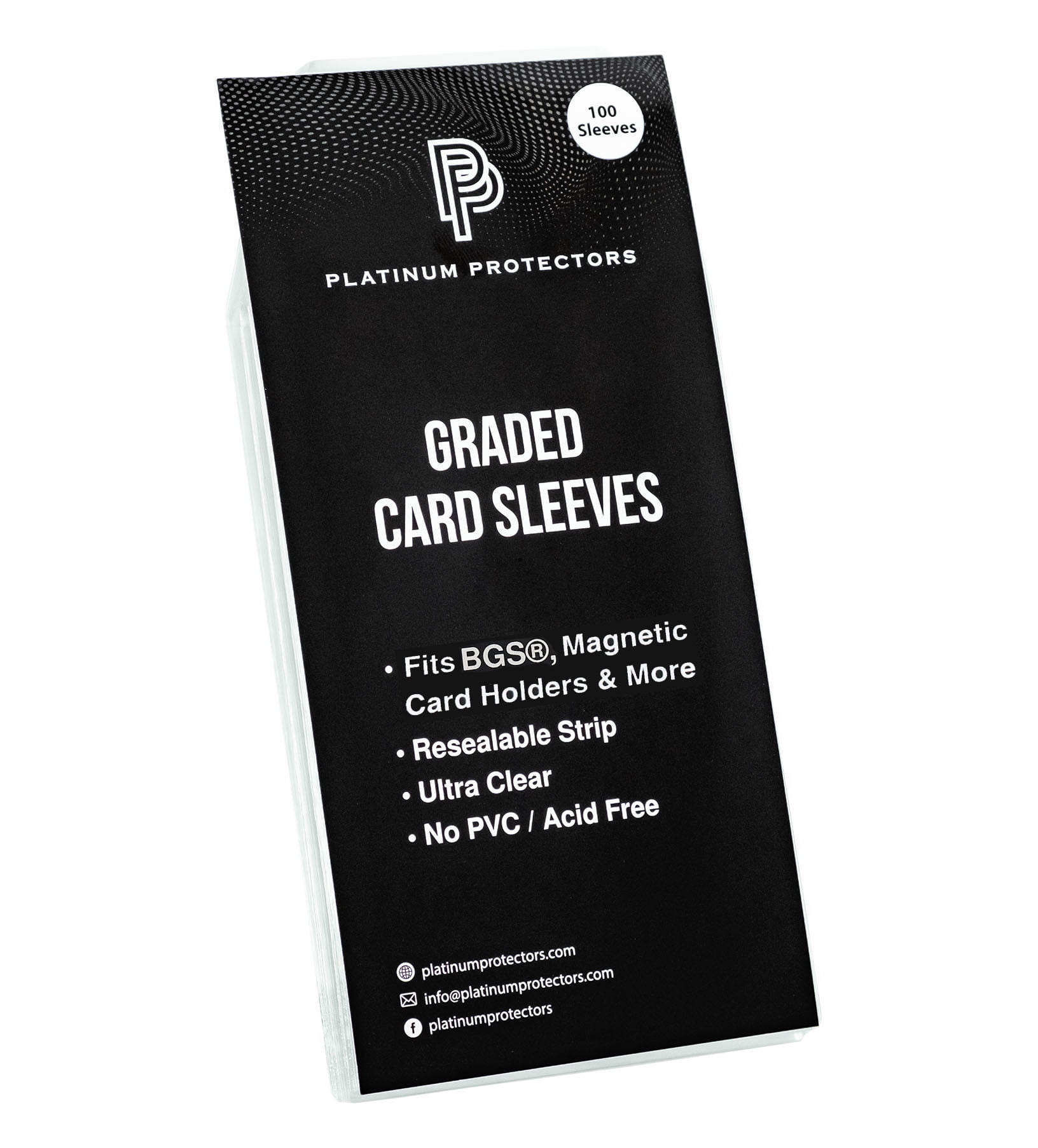 Platinum Protectors BGS Graded Card Sleeves Resealable Fits SGC ...