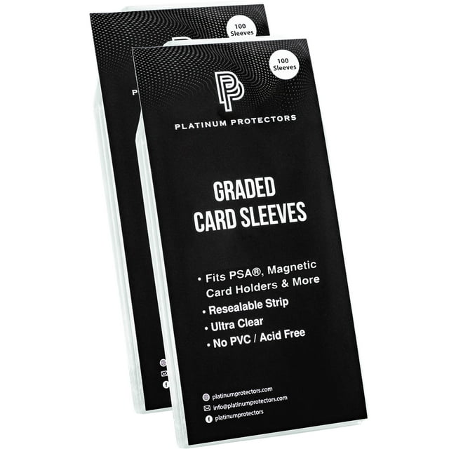 Platinum Protectors PSA Graded Card Sleeves Resealable Fits CGC TAG ...