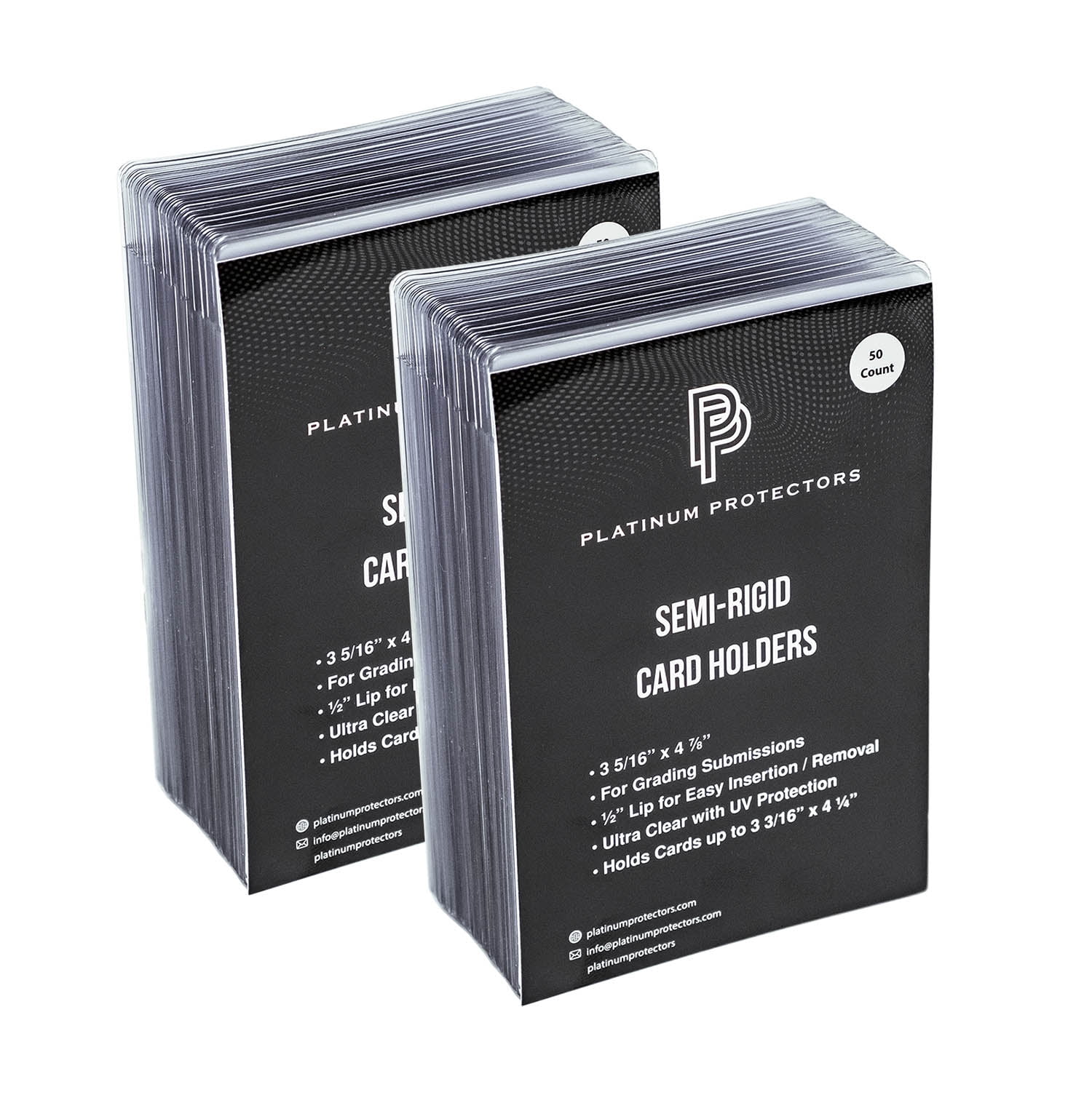 Platinum Protectors Semi-Rigid Card Holders for Graded Card Submissions ...