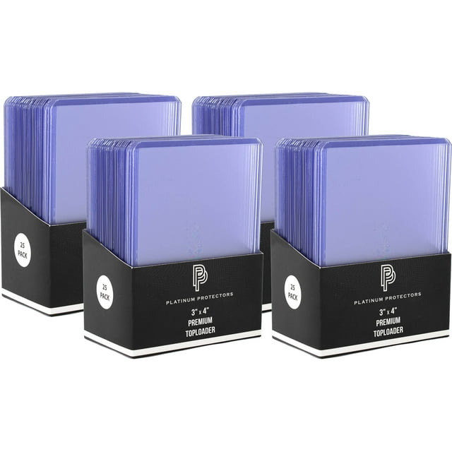 Platinum Protectors Hard Protective Holder for Trading Cards - Clear ...