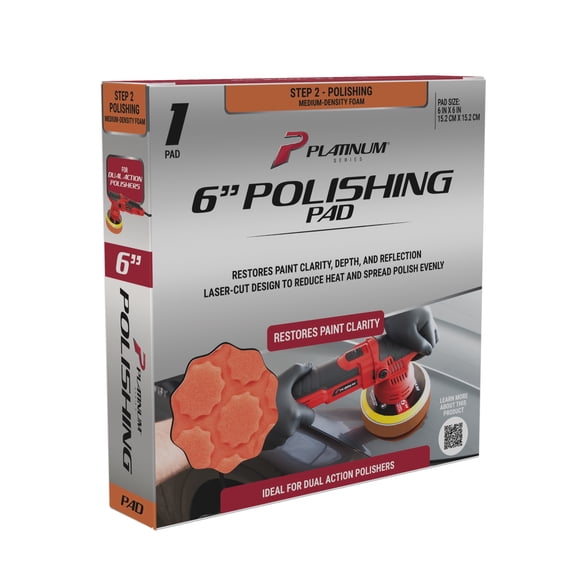 Platinum Series Dual Action Polisher Polishing Pad, 6 inch, 1 Pad ...