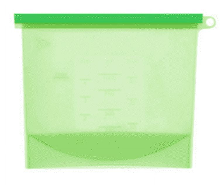 Platinum Silicone Bag Quart Half-Gallon Gal Reusable Food Storage Bags ...