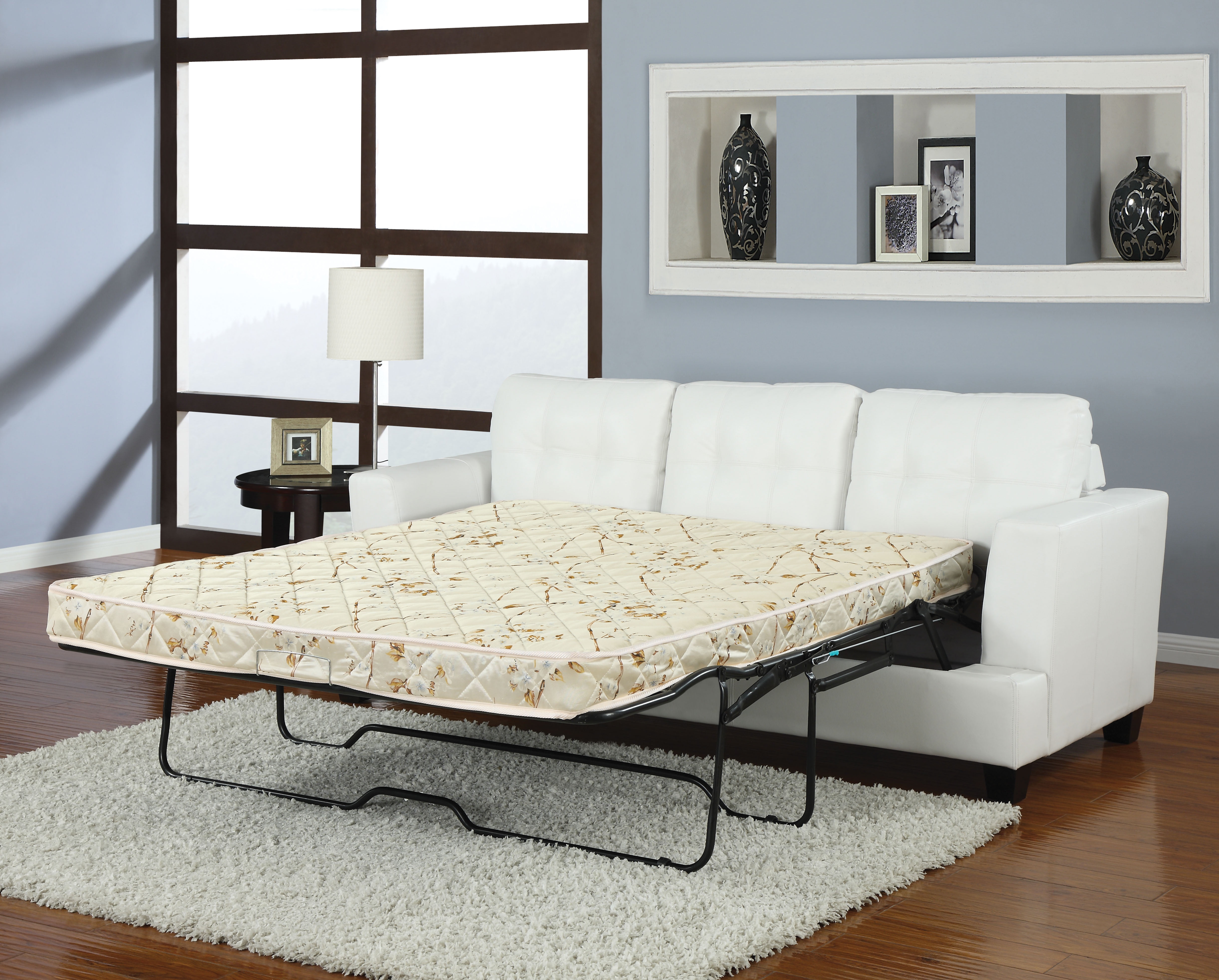 Platinum Sofa With Queen Sleeper, White - Walmart.com
