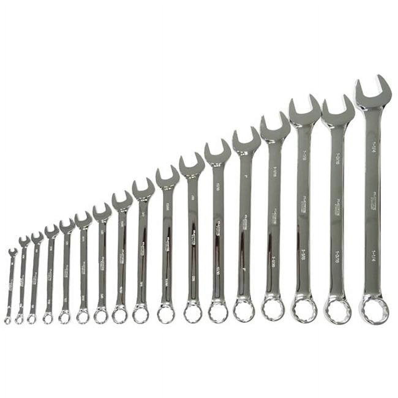 Platinum Tech PLT-99555 0.5 in. SAE Long Pattern Combination Wrench Set ...