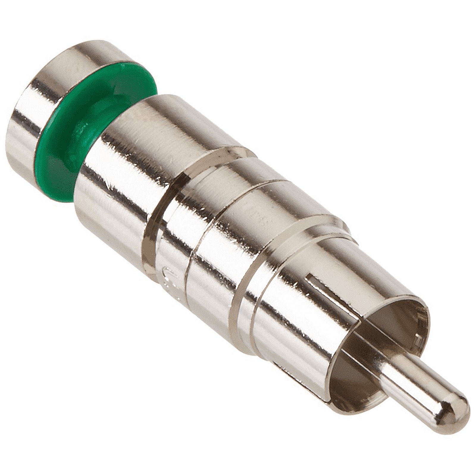 Platinum Tools 18260 RCA RGB Compression 24AWG, Nickel Plated, 25-Pack ...