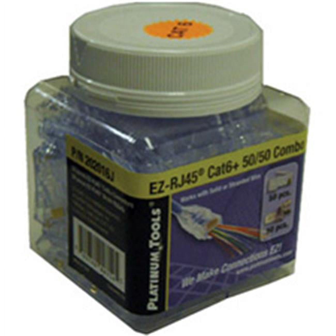 Platinum Tools 202016J CAT6 Plus Connectors & EZ-RJ45 Cat6 Strain ...