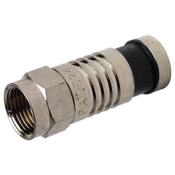 Platinum Tools 28006J SealSmart F Compression Connectors for RG6, 75 ...