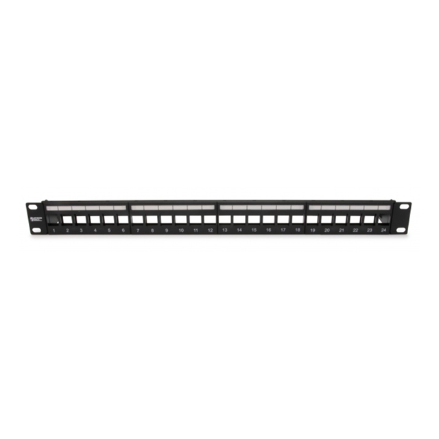 Platinum Tools 641-24U Unloaded Patch Panel, 24 Port, Unshielded ...