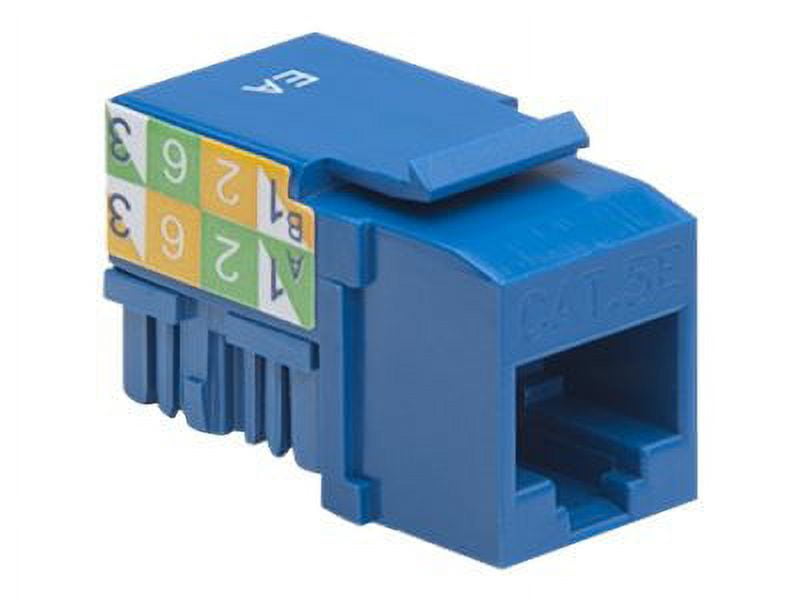 Platinum Tools PLAT-726BL-50 6 Pin Cat6 Keystone Jack - 110 - Blue ...