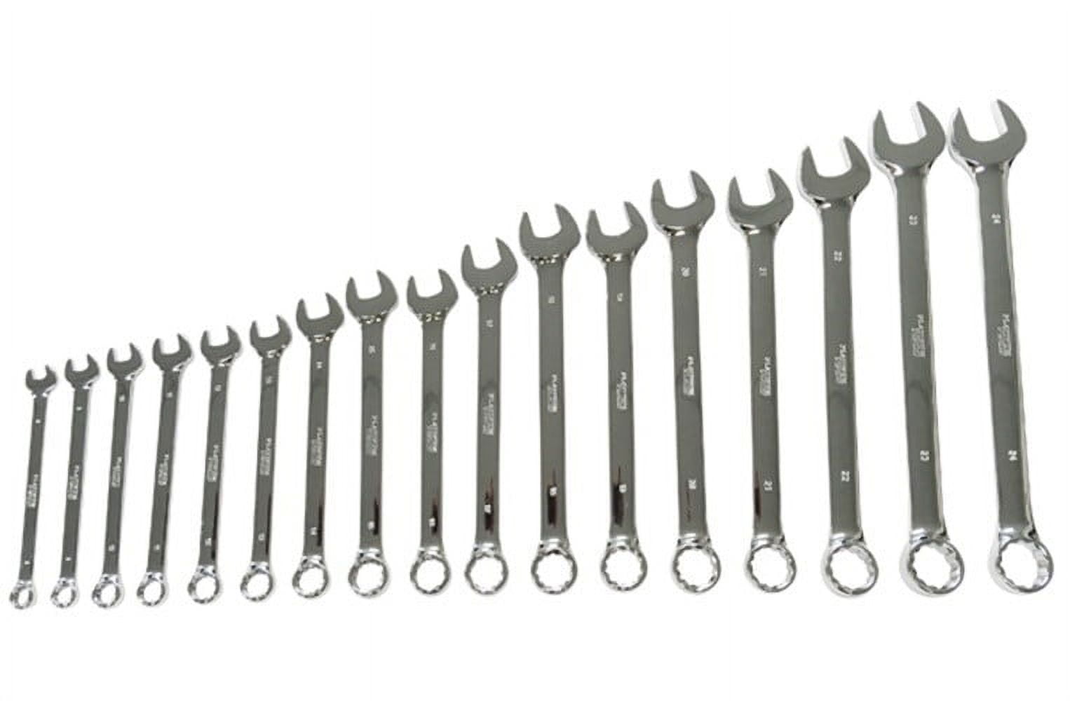 Platinum Tech 99570 17 Pc. Professional Metric Long Pattern Wrench Set ...