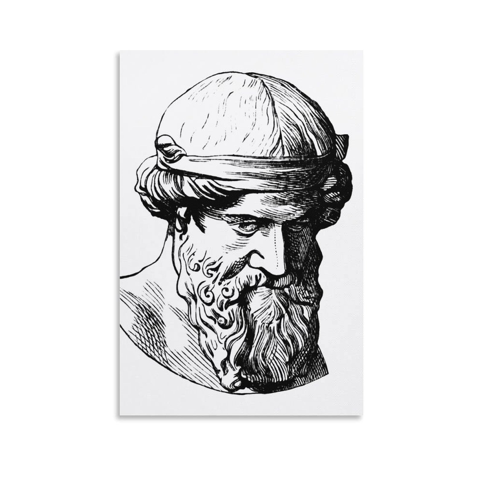 Plato Ancient Greek Philosopher Poster (1)_副本 Print Photo Art Painting ...