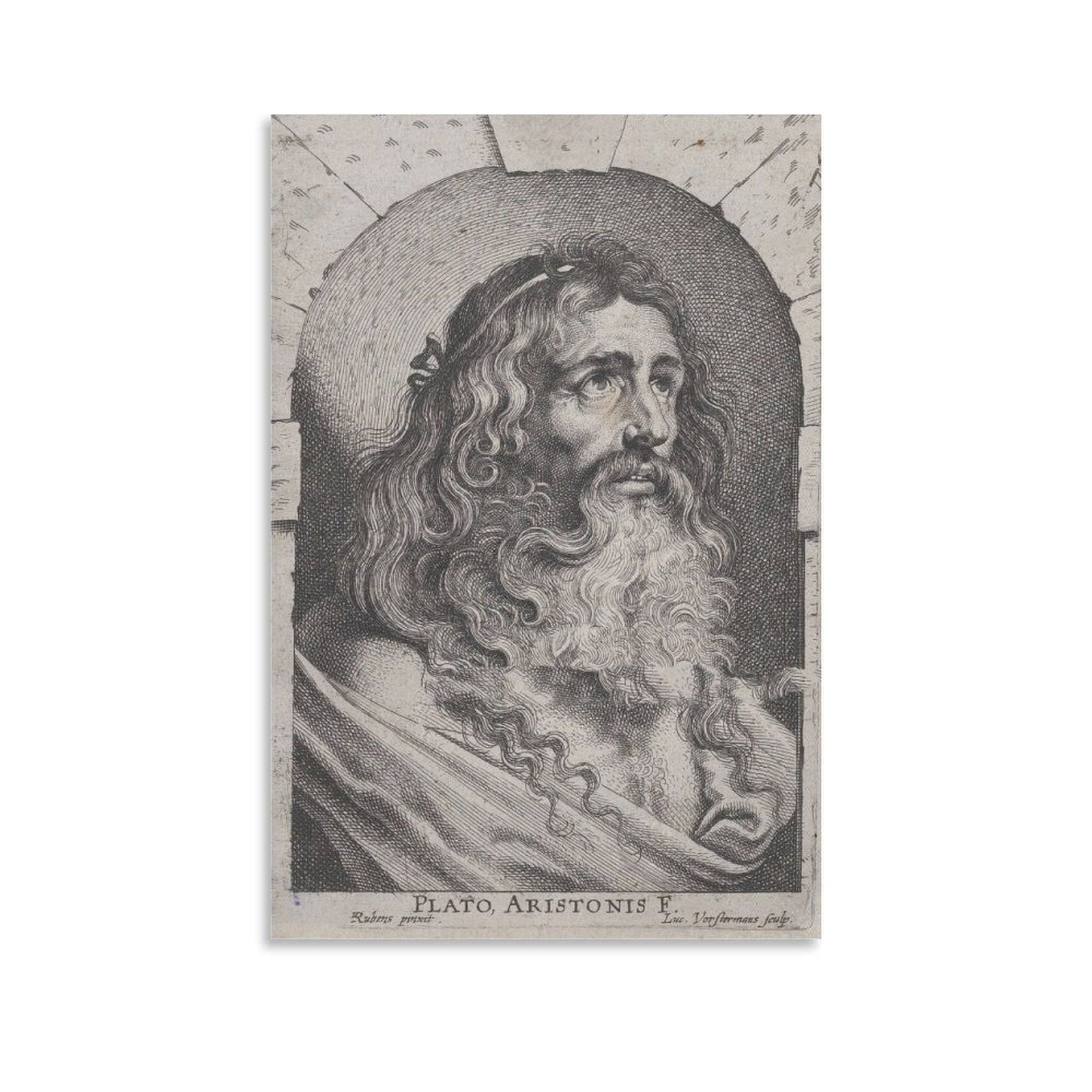 Plato Ancient Greek Philosopher Poster (2) Posters Wall Art Painting ...