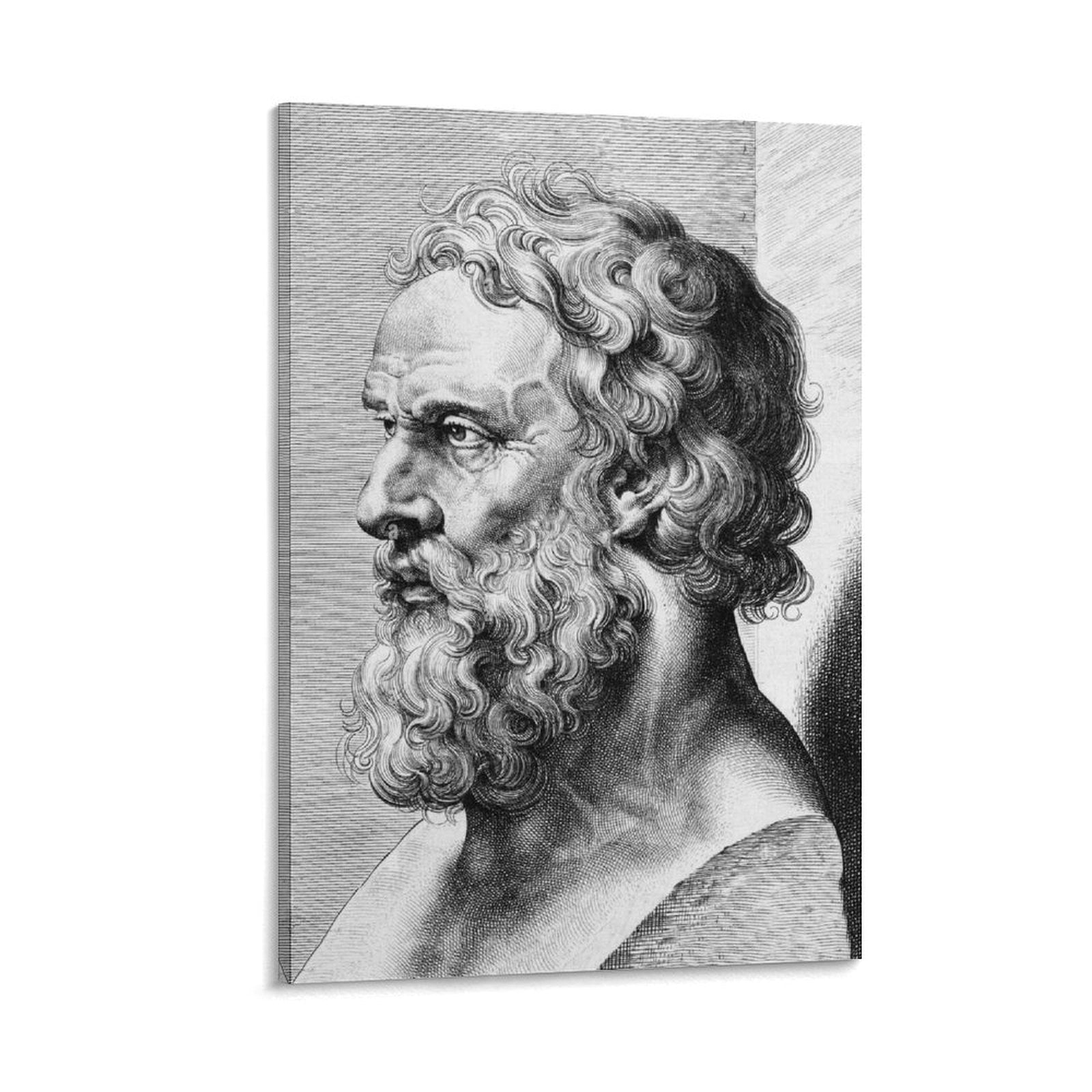 Plato Ancient Greek Philosopher Poster (4) Canvas Poster Wall Art ...