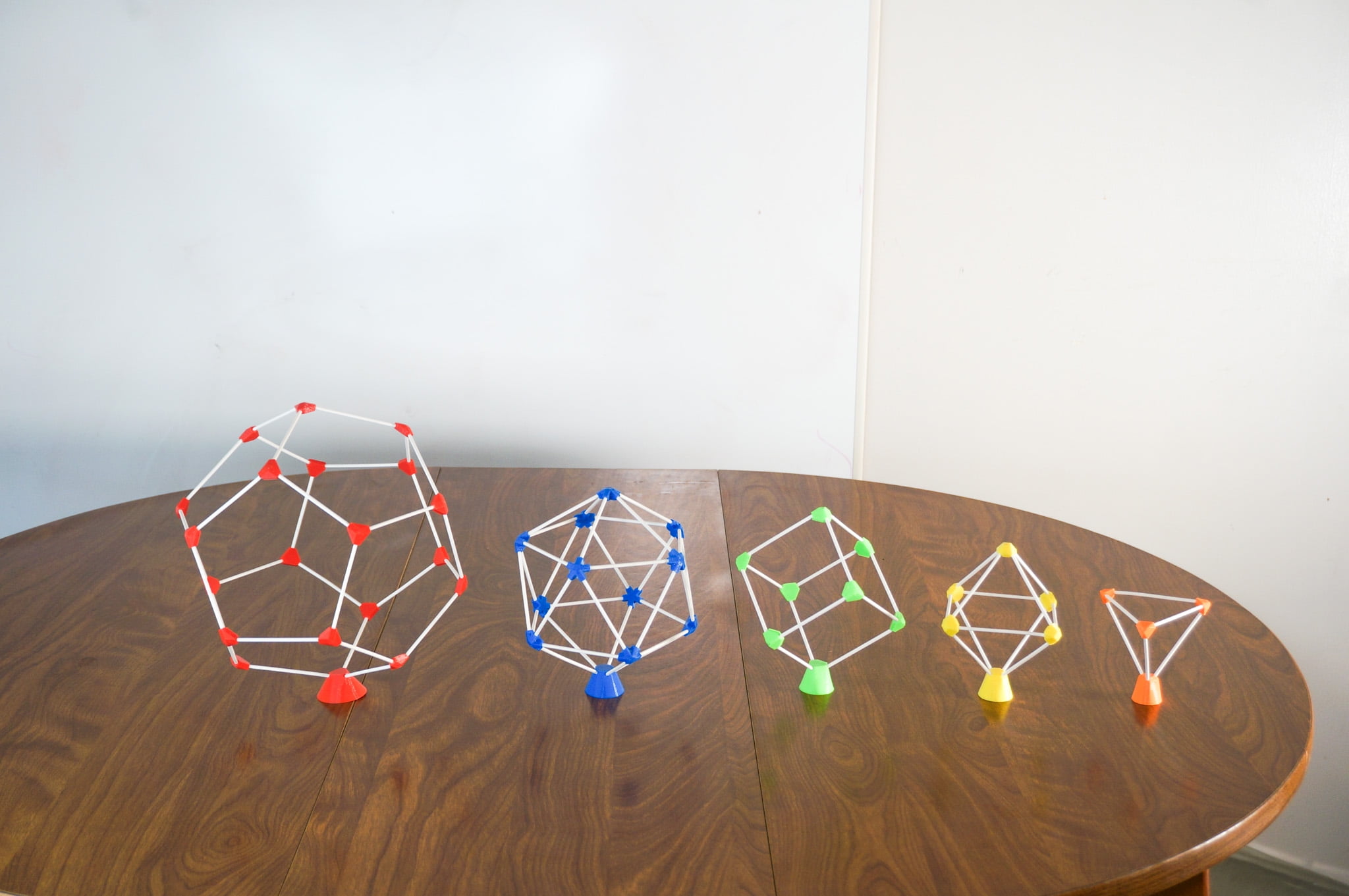 Platonic Solids Geometry Set Educational Puzzle, Dodecahedron ...
