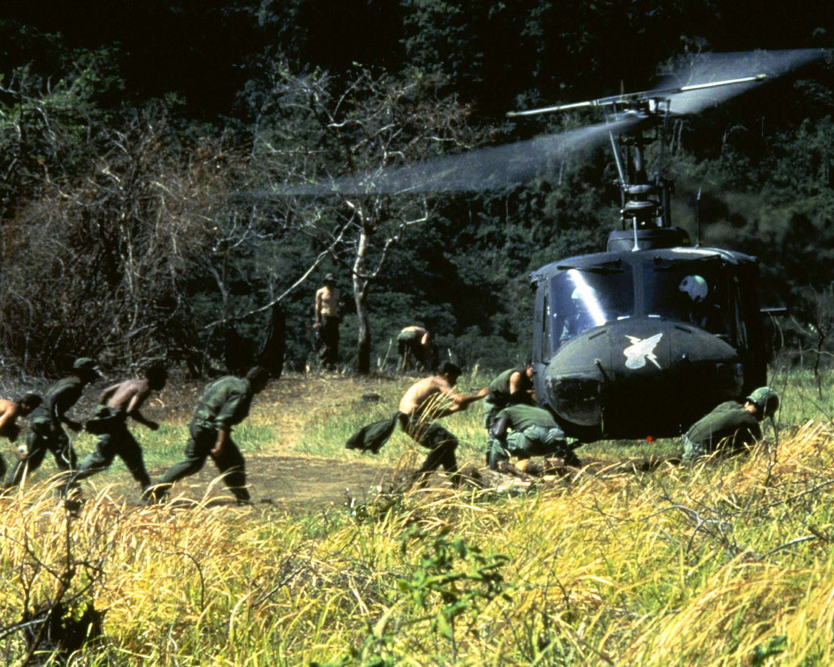 Platoon 24X36 Classic Hollywood Poster Helicopter Landing - Walmart.com