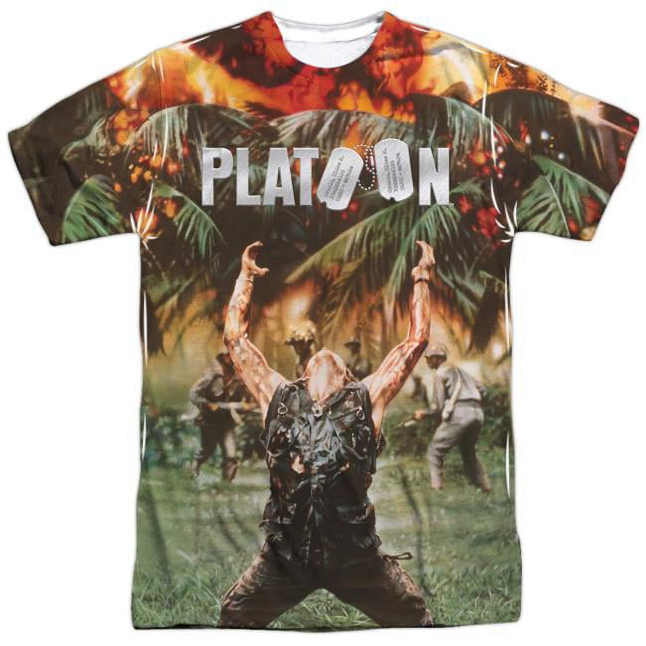 Platoon- Key Art Apparel T-Shirt - Sublimation - Walmart.com