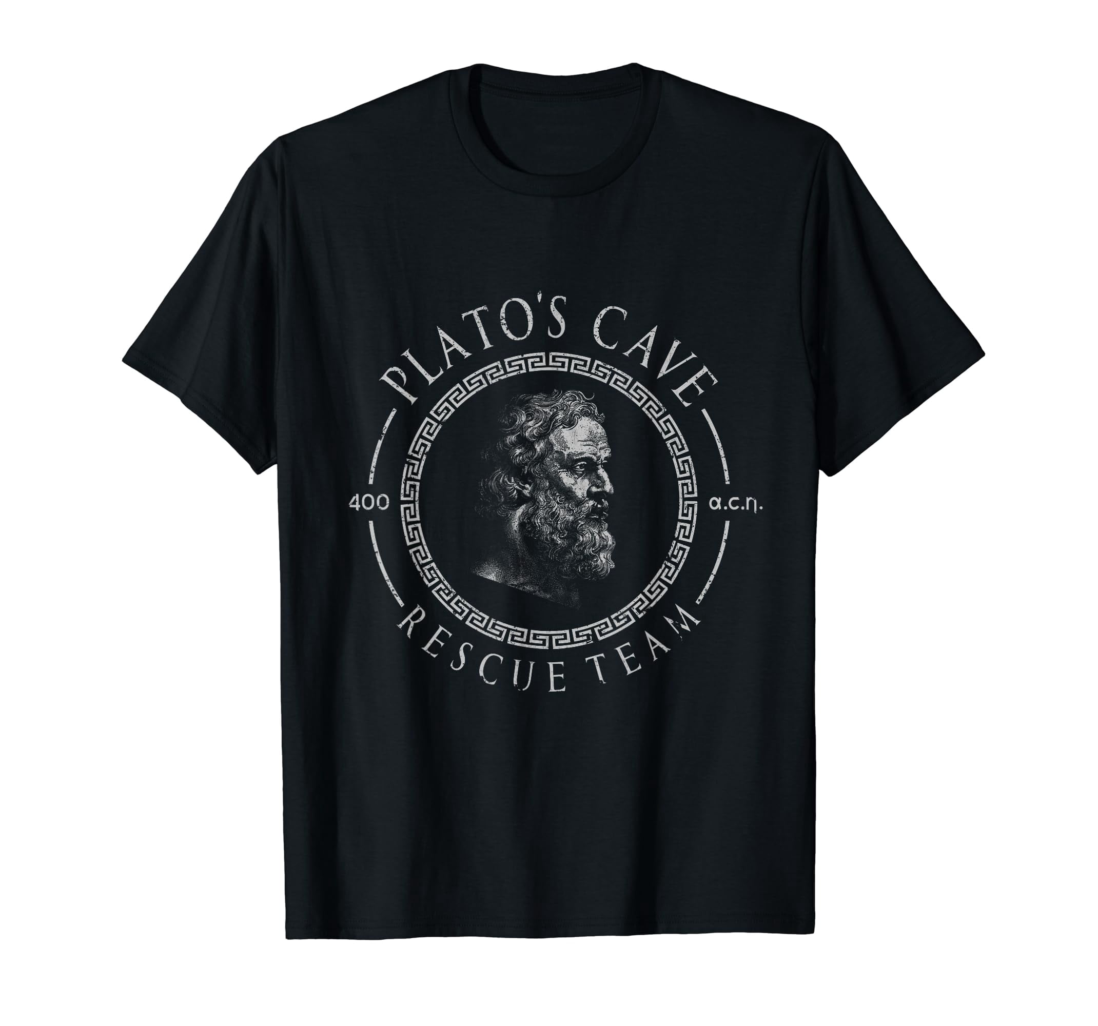 Platos Cave Rescue Team Ancient Greek Plato Philosophy T-Shirt ...