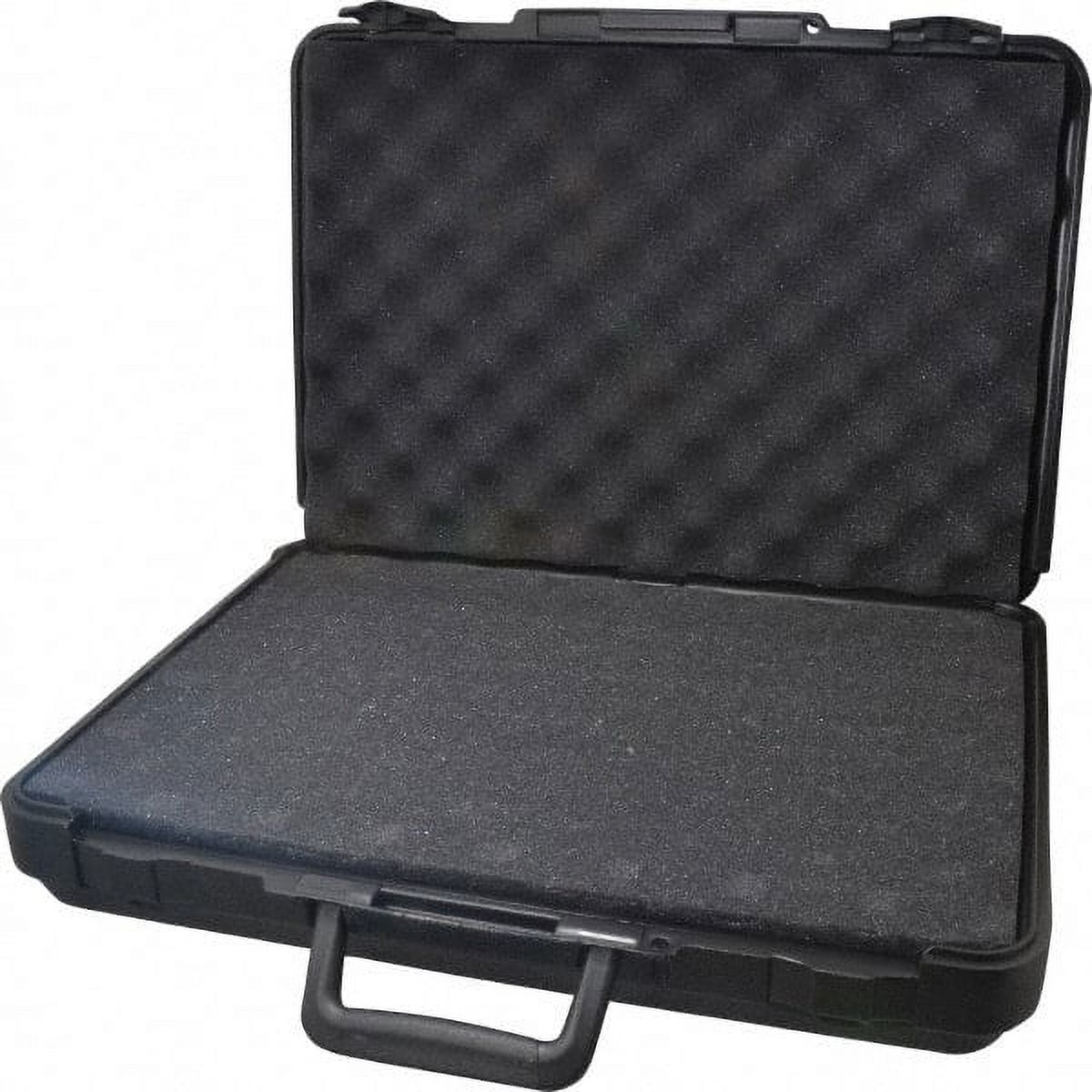 Platt 16" Wide x 3-1/4" High, Clamshell Hard Case Black, Polyethylene ...