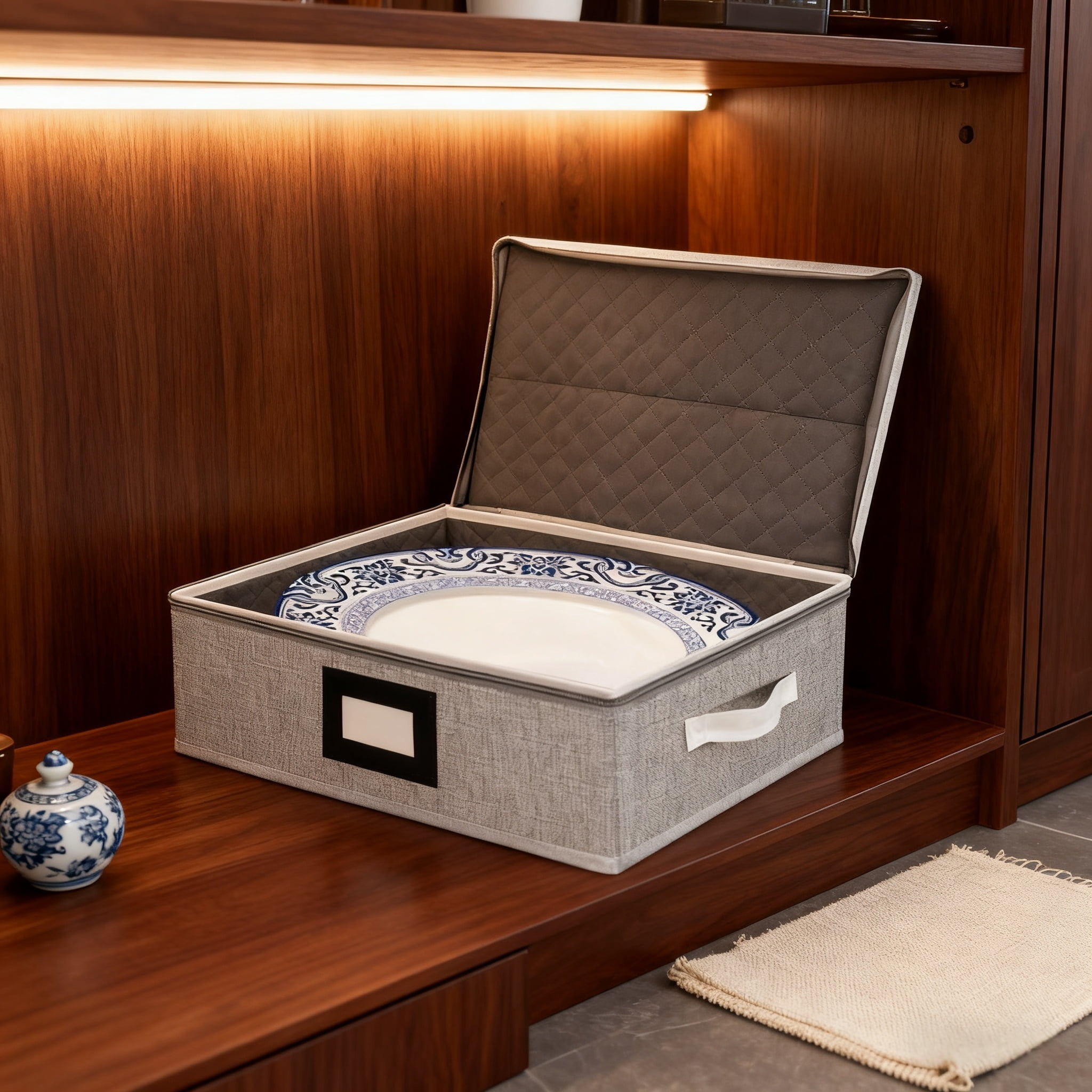 Platter Storage Case Box, China Storage Containers Hard Shell, 5 Felt ...