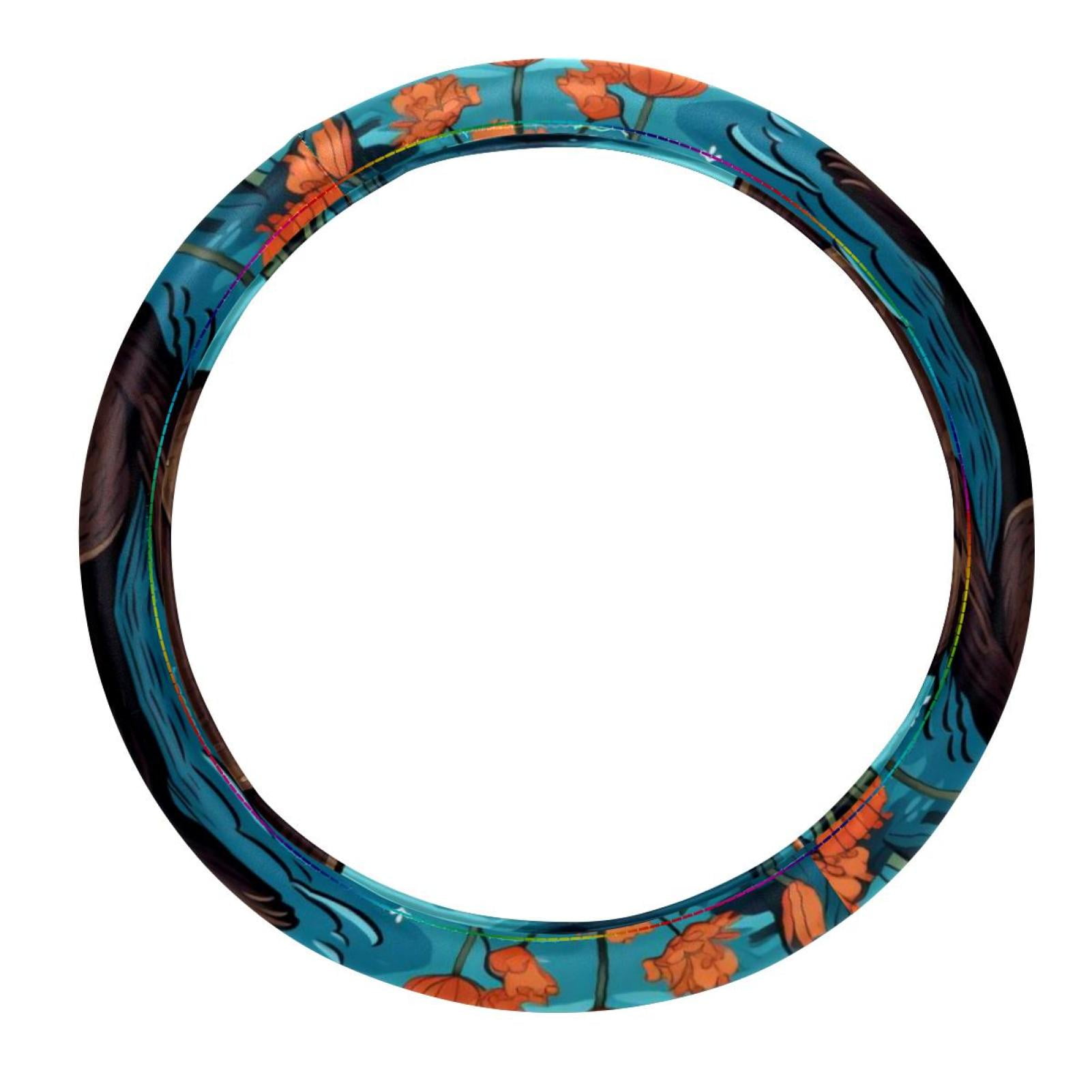 Platypus 14.5 Inch Printing PVC Leather Car Wheel Cover, Steering Wheel ...