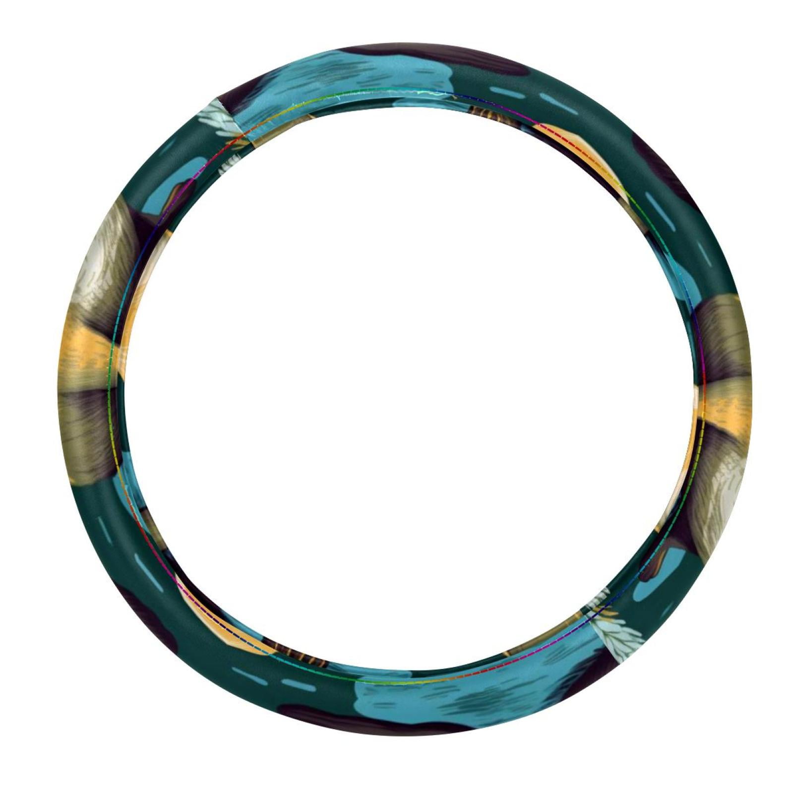 Platypus 14.5 Inch Printing PVC Leather Car Wheel Covers Steering Wheel ...