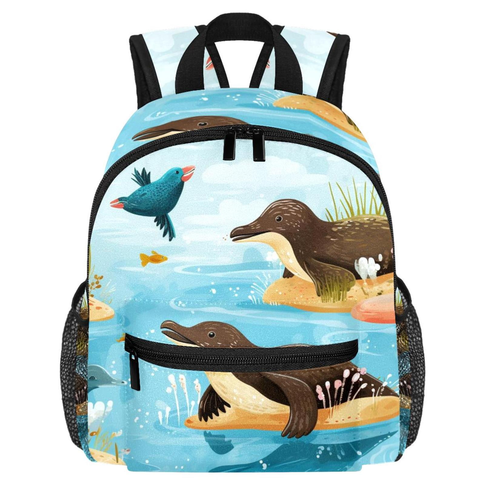 Platypus Adjustable Shoulder Strap Backpack - Large Capacity, Printed ...
