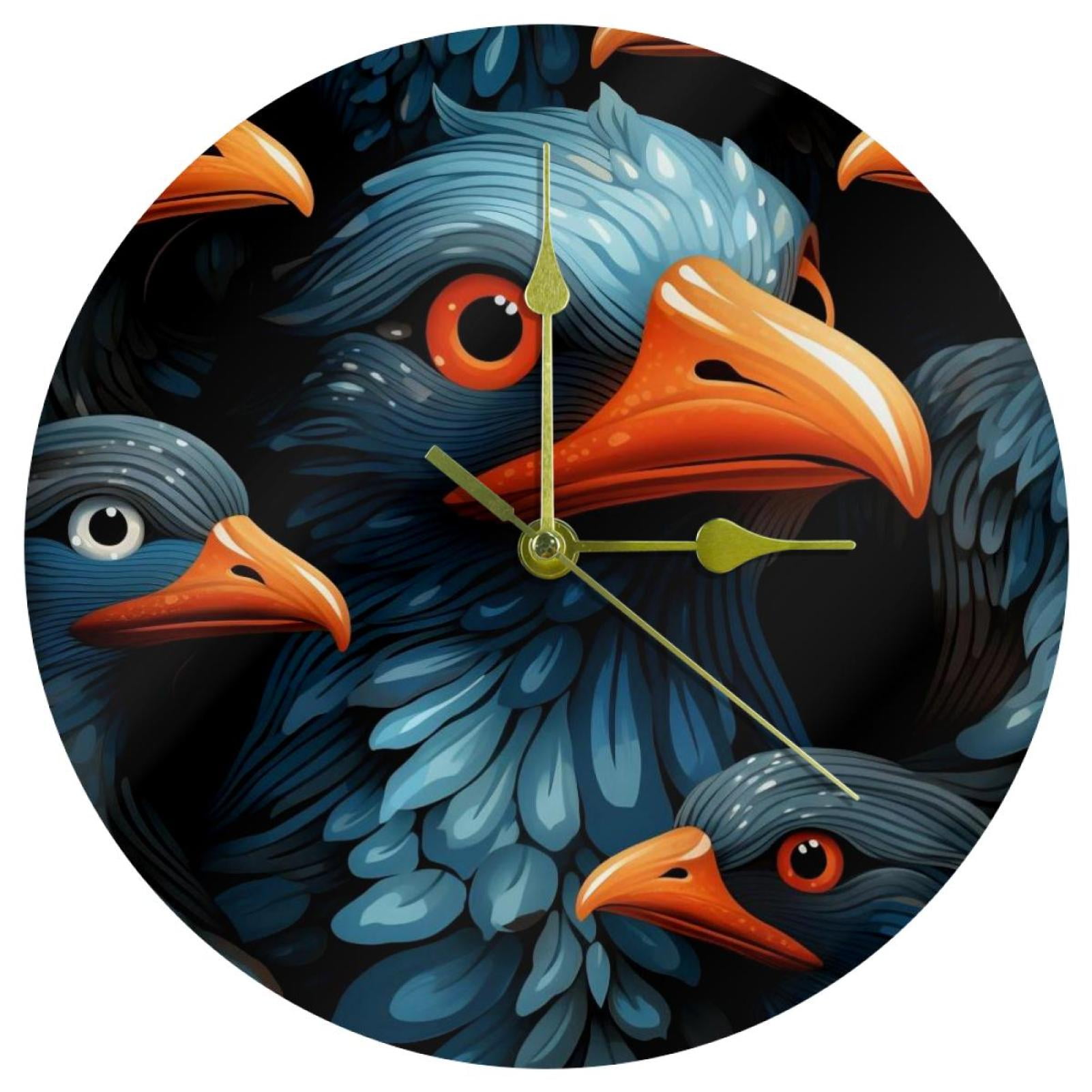 Platypus Circular Acrylic Wall Clock - Elegant Timepiece for Home Decor ...