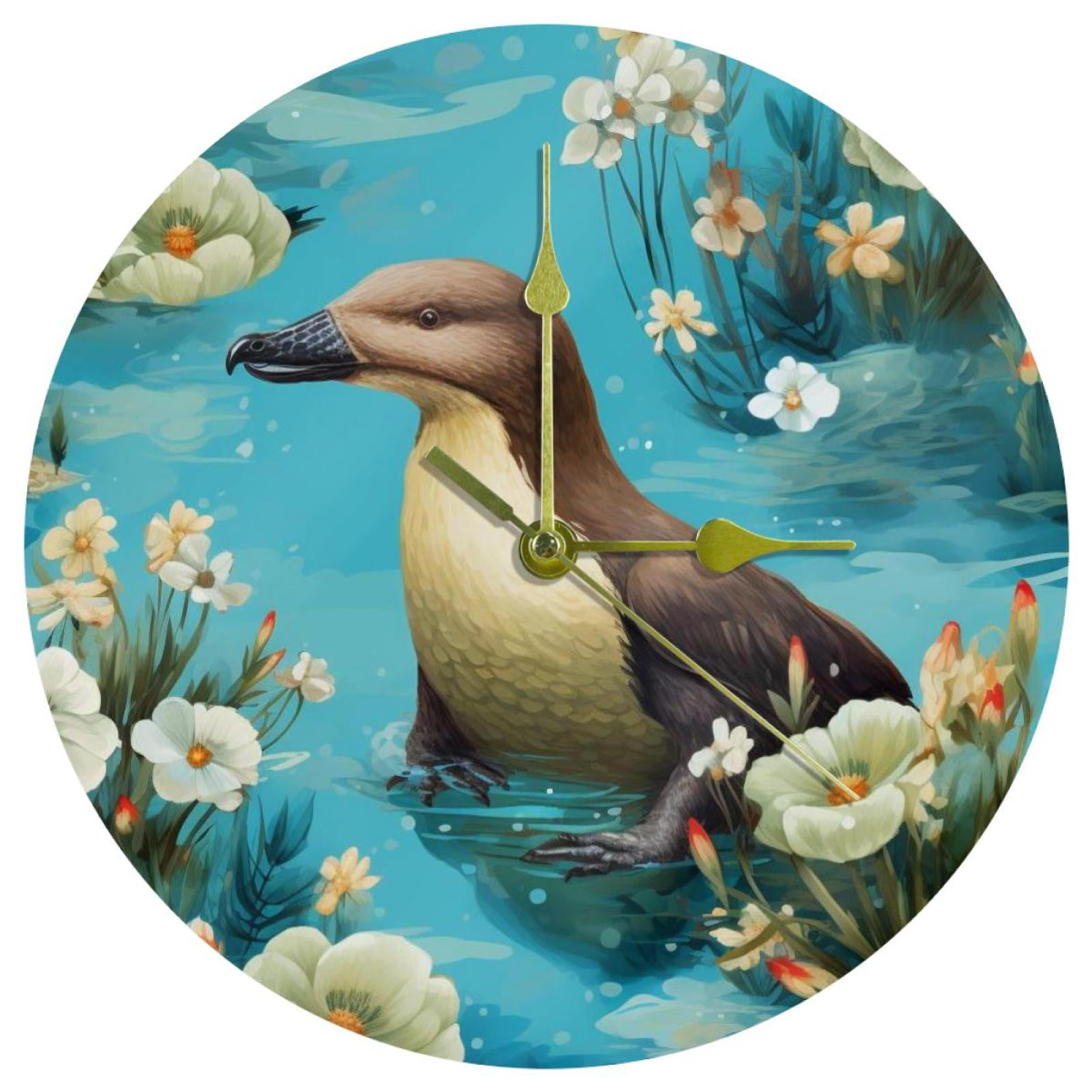 Platypus Circular Acrylic Wall Clock - Sleek and Stylish Timepiece for ...
