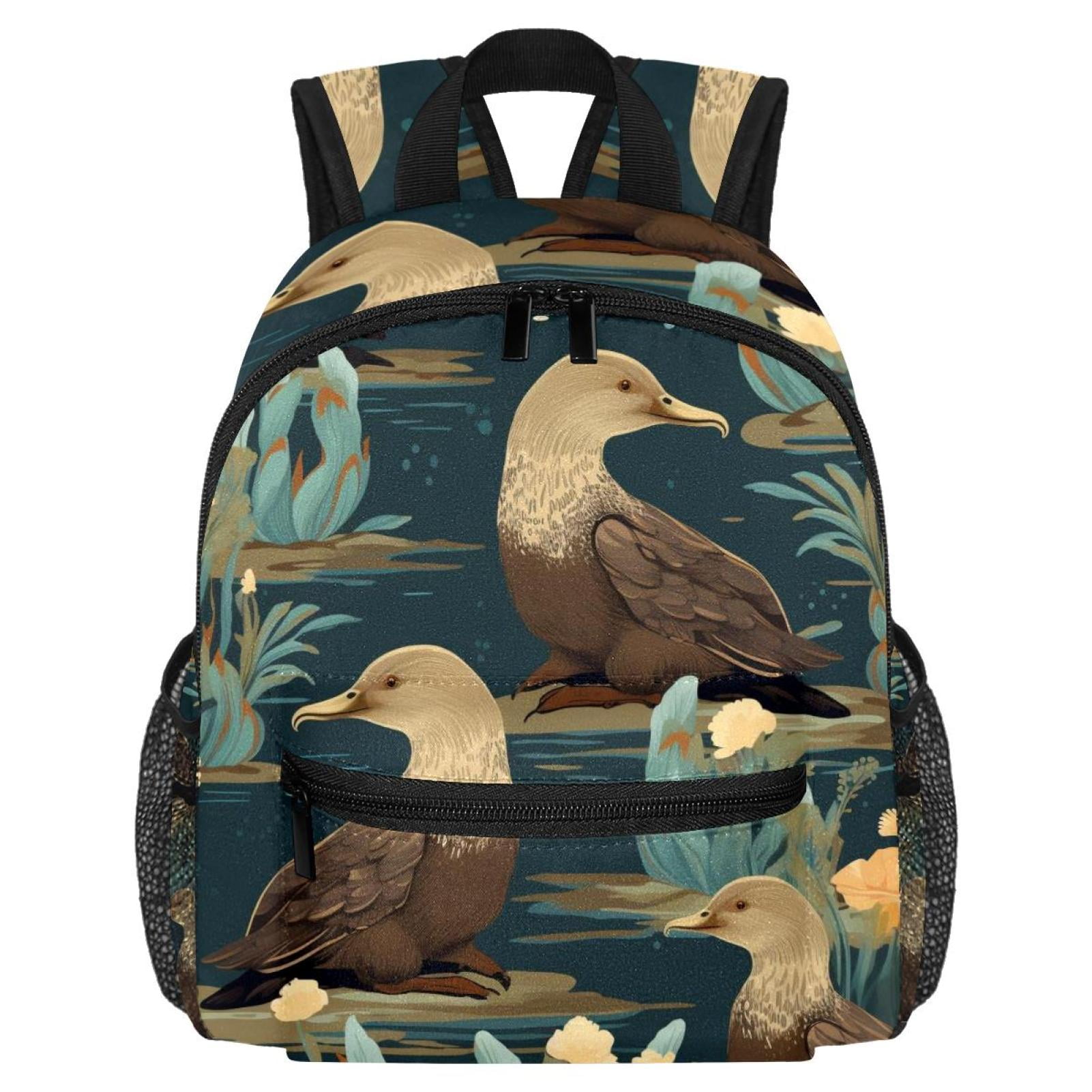 Platypus Cute Book Bag with Adjustable Shoulder Strap, Large Capacity ...