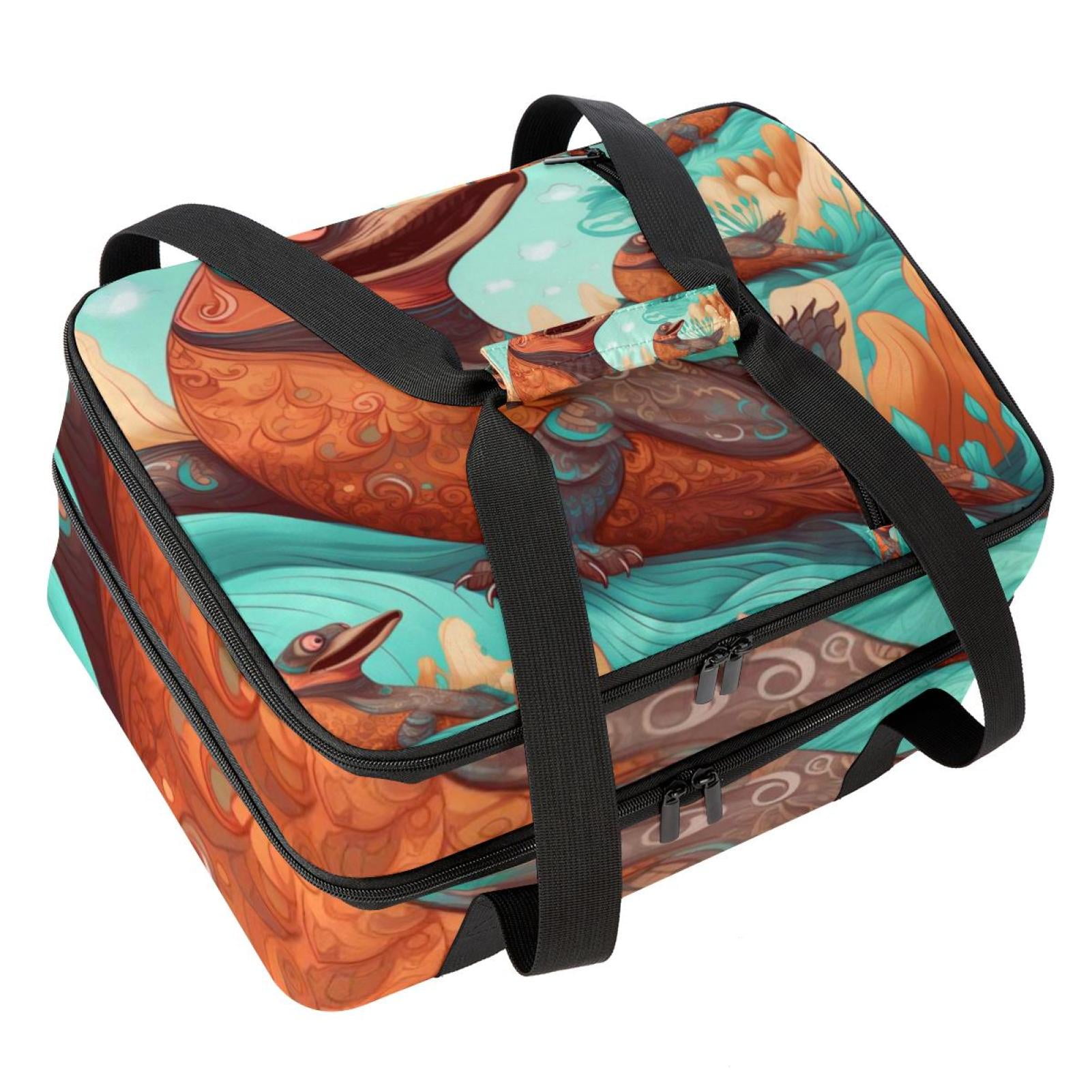 Platypus Double Layered Insulated Lunch Bag with Two Compartments ...