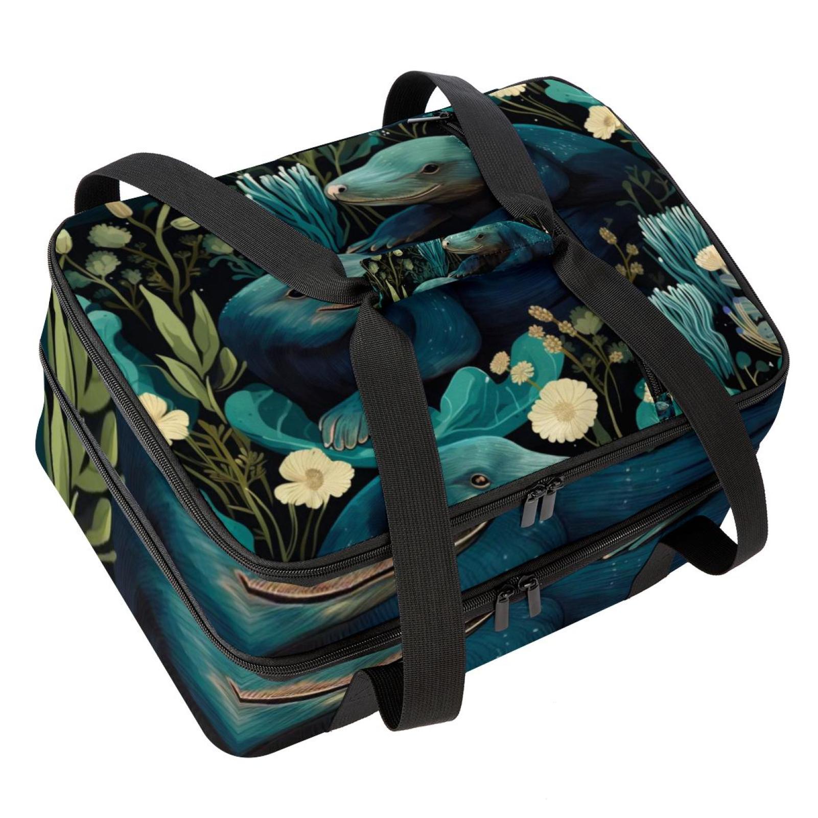 Platypus Double Layered Insulated Lunch Bag with Two Compartments ...