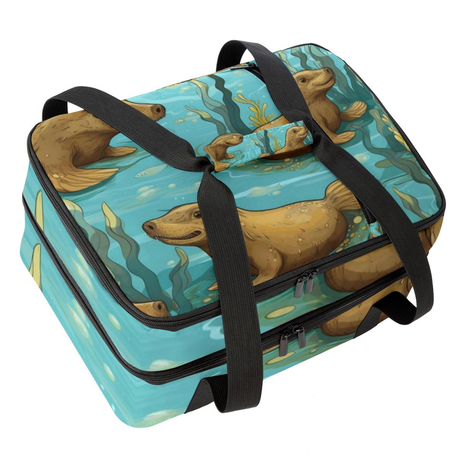 Platypus Double Layered Insulated Lunch Bag with Two Compartments ...