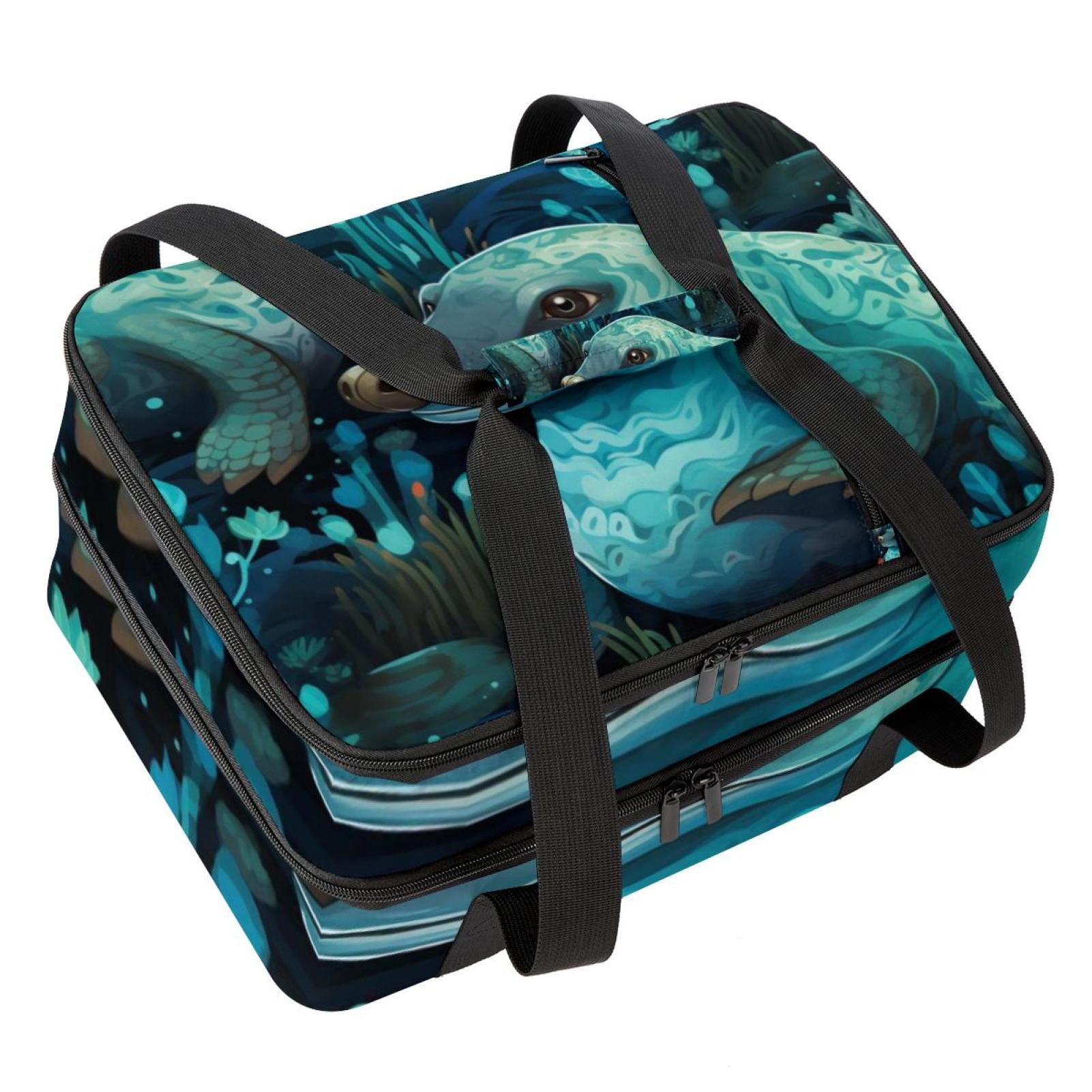 Platypus Double Layered Insulated Lunch Bag with Two Compartments for ...