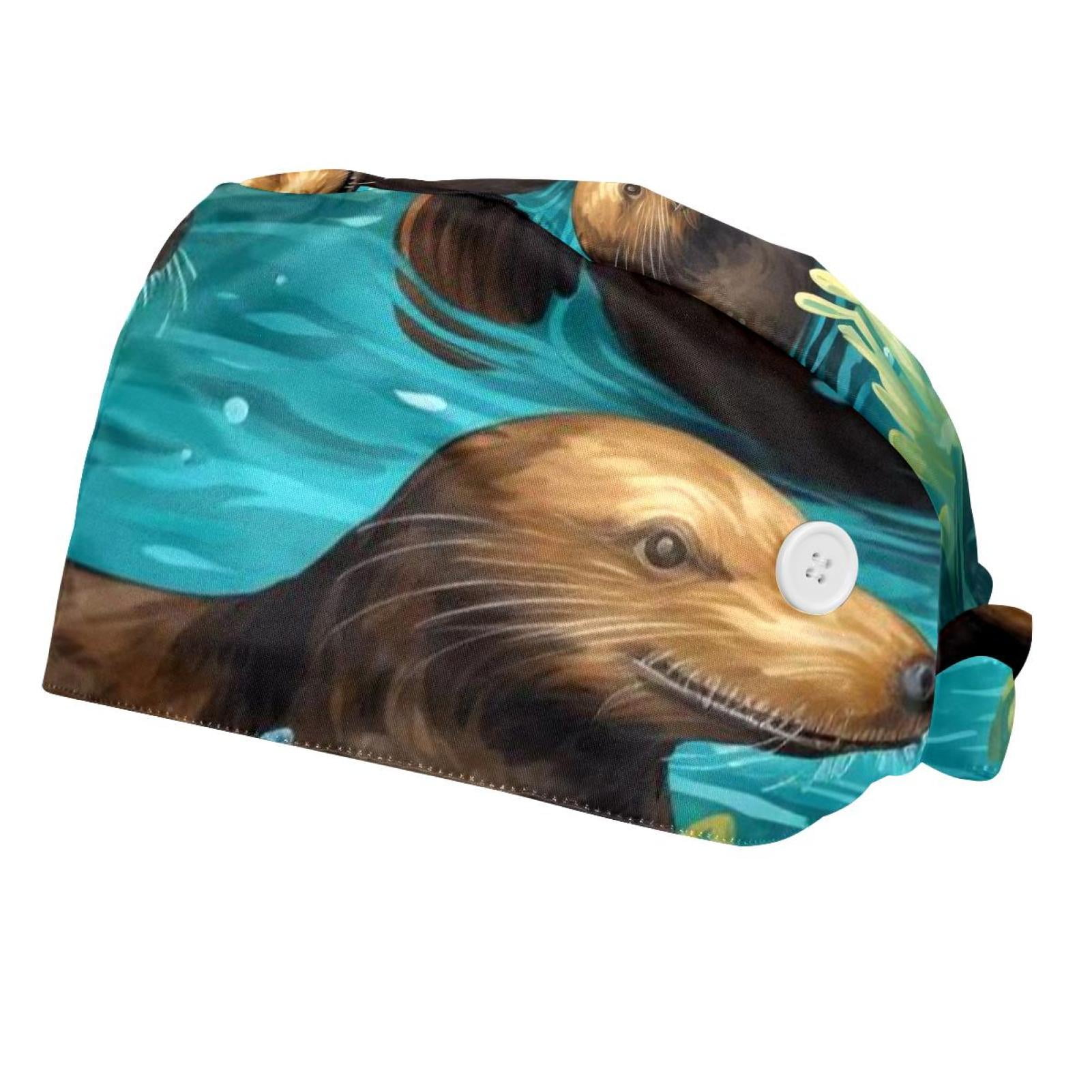 Platypus Duckbill Hat Bouffant Cap Working Hat One Size Multi Color, 2 ...
