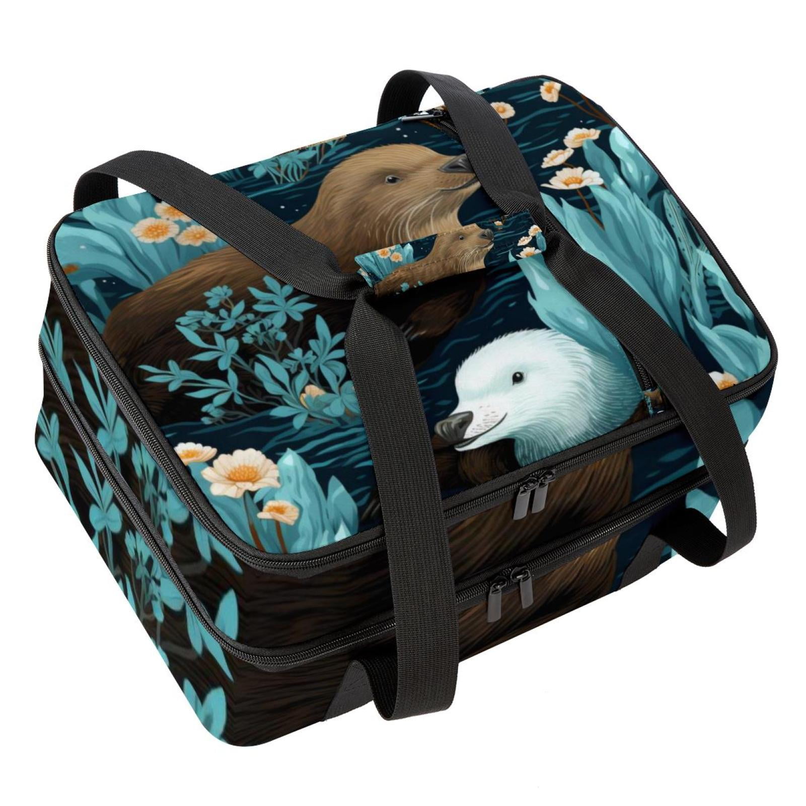 Platypus Insulated Double Layered Lunch Bag with Two Compartments ...
