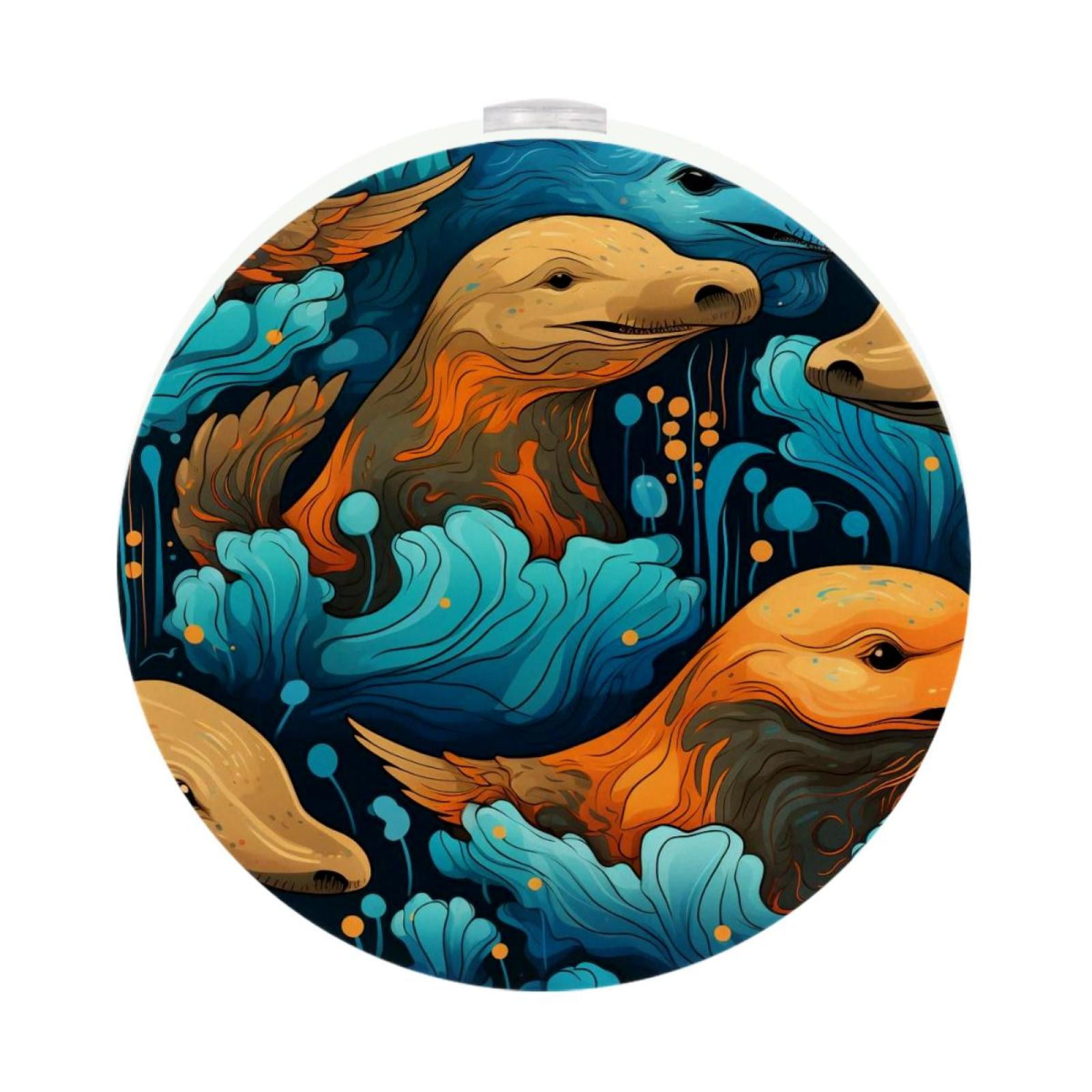 Platypus LED Round Night Light-2PCS: Compact and Energy-Efficient ...