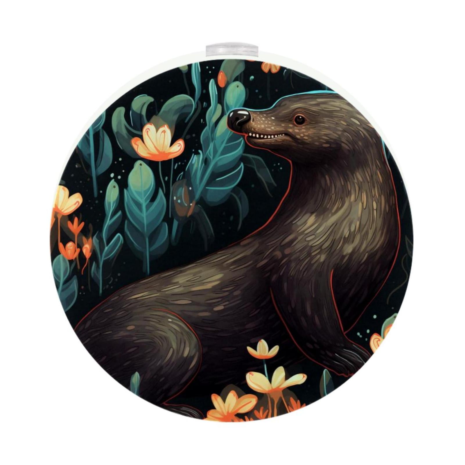 Platypus LED Round Night Light (2PCS) – Energy Efficient Plug-in Lamp ...