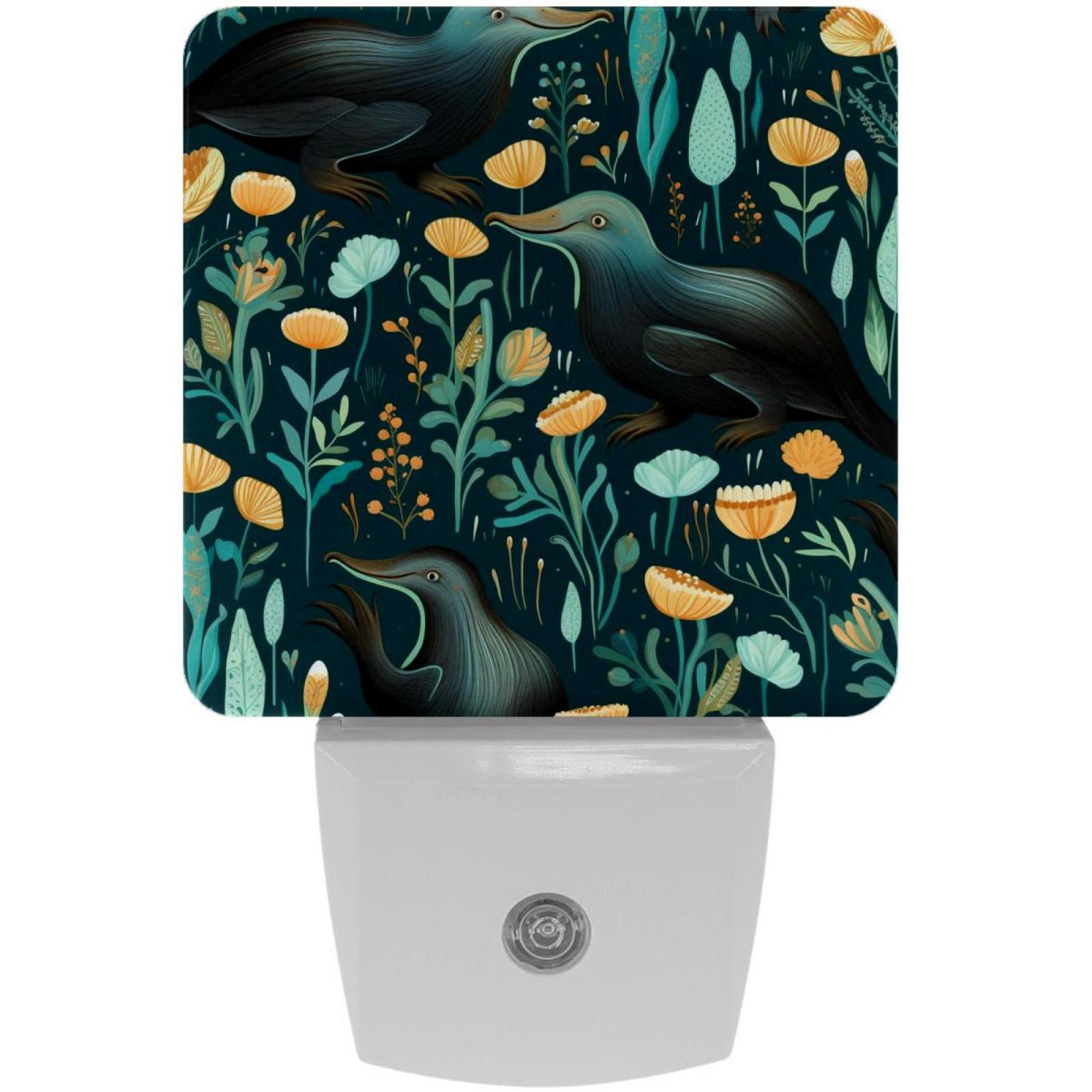 Platypus LED Square Night Lights for Bedroom and Living Room, Decorative Mood Lighting with ...