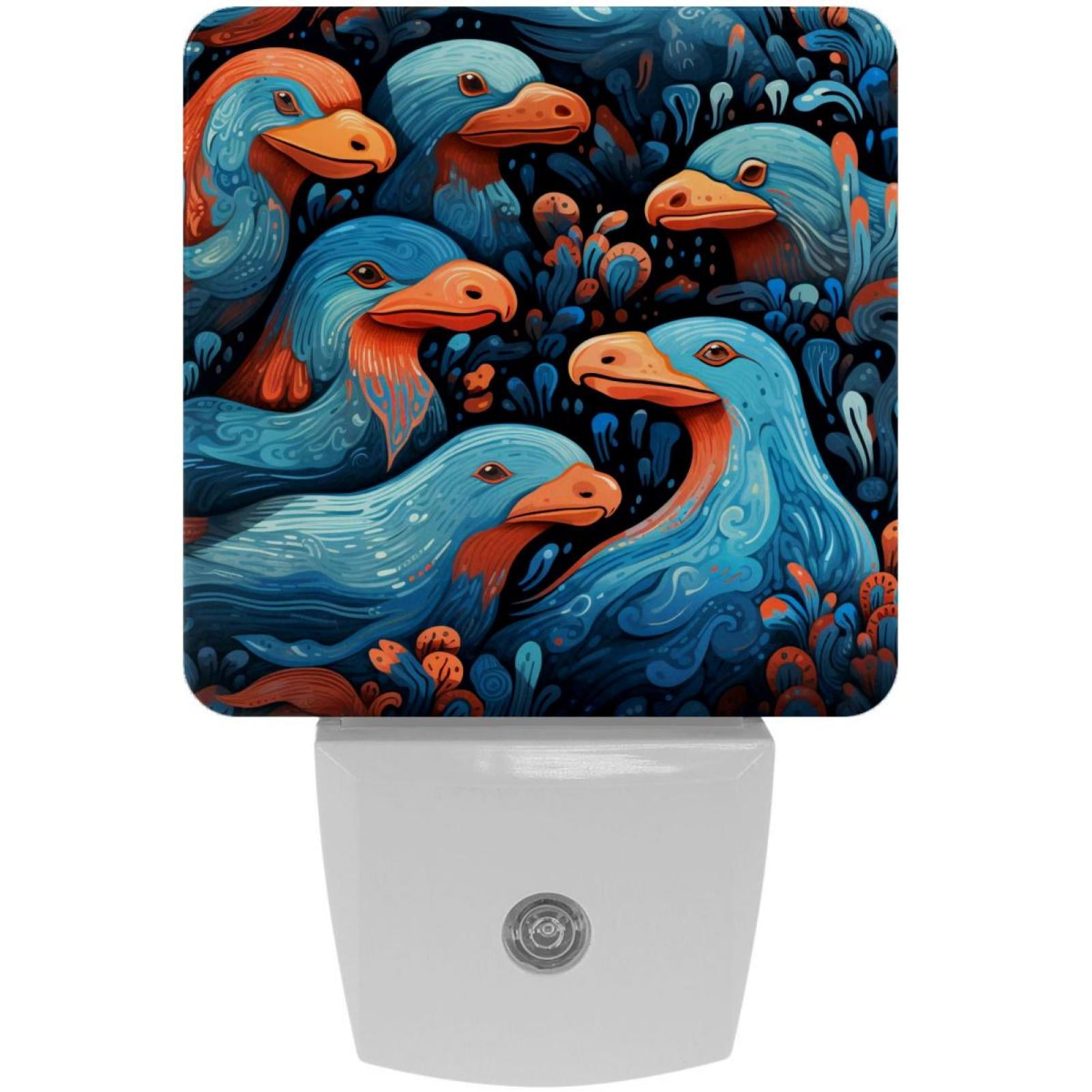 Platypus LED Square Night Lights- Modern and Energy Efficient Bedside ...