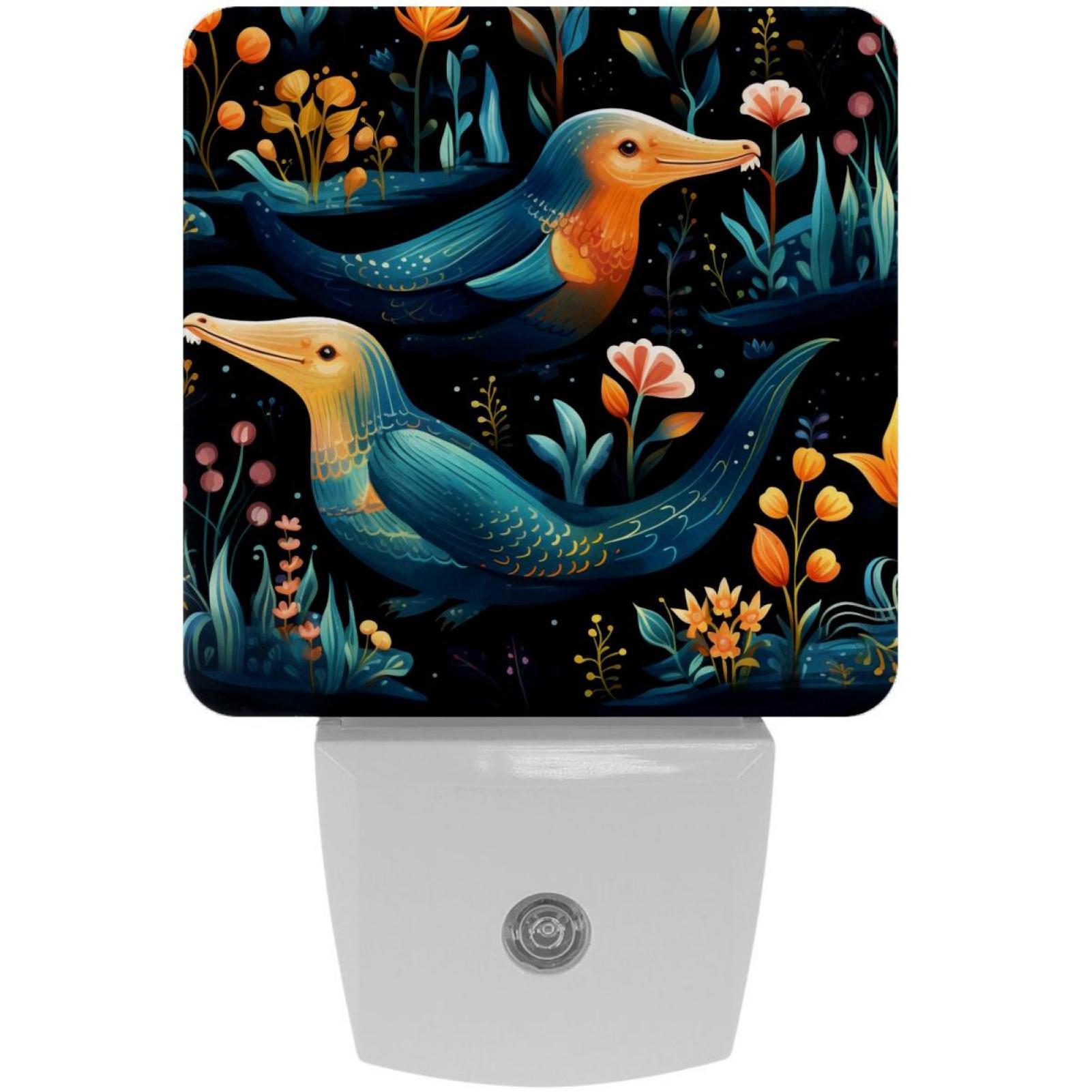 Platypus LED Square Night Lights - Portable and Stylish for Bedroom and ...