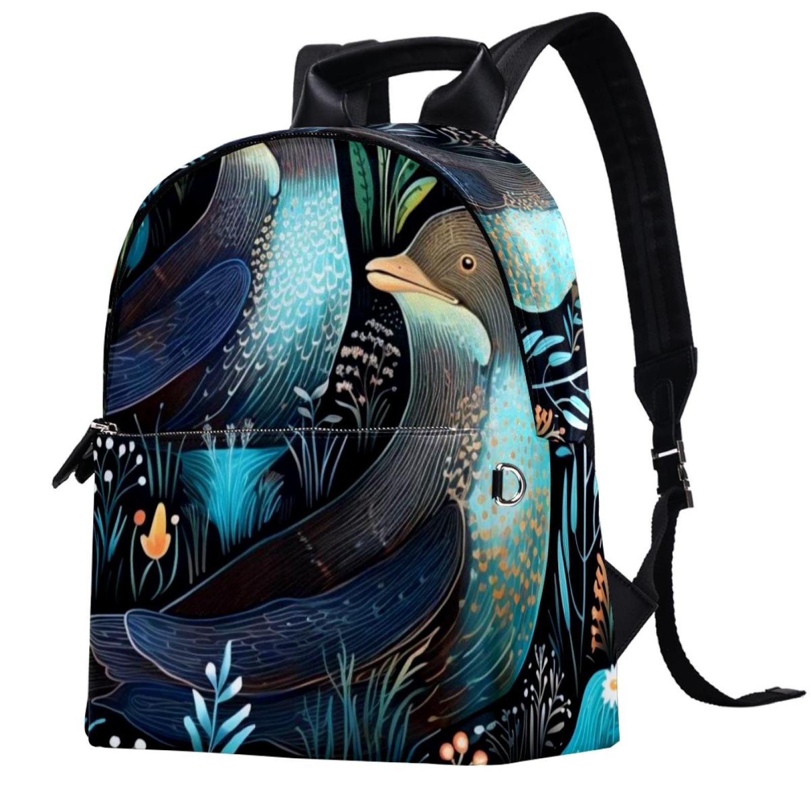 Platypus Large Leather Work Backpack with Adjustable Shoulder Straps ...