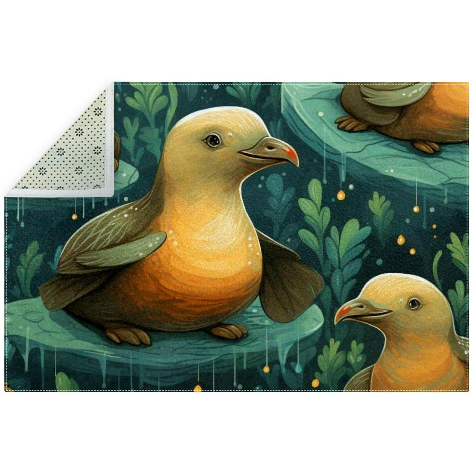 Platypus Luxurious Polyester Floor Carpet Soft Area Rug for Home Decor ...