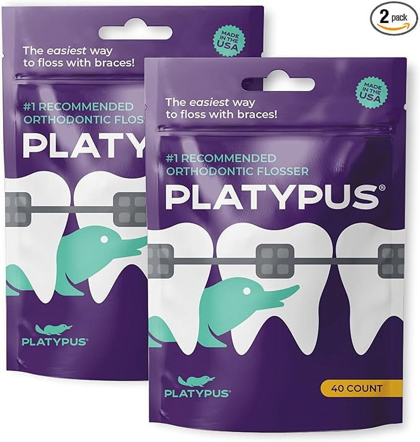 Platypus Orthodontic Flossers for Braces | Ortho Picks for Adults ...