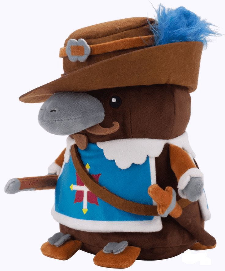 Platypus Plush Toy - 9" Samurai/Musketeer Figure Platypus Plushies Doll ...